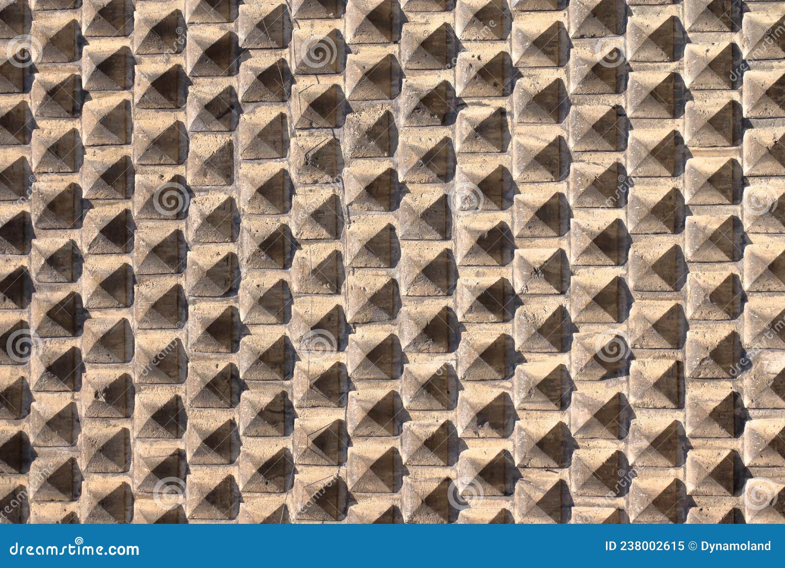 Old Grey Concrete Wall, Pyramid, Pyramidal Shape Stock Image - Image of ...
