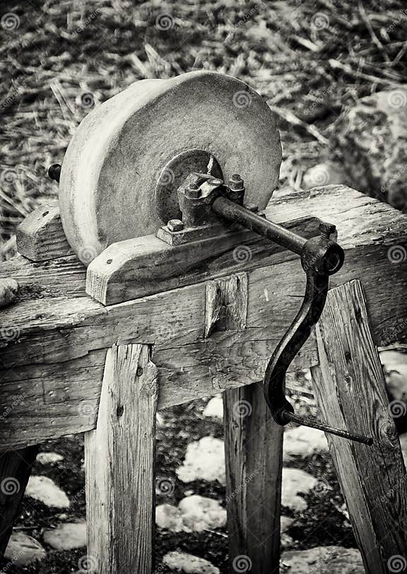 Old grindstone stock photo. Image of object, gray, pulp - 37461278