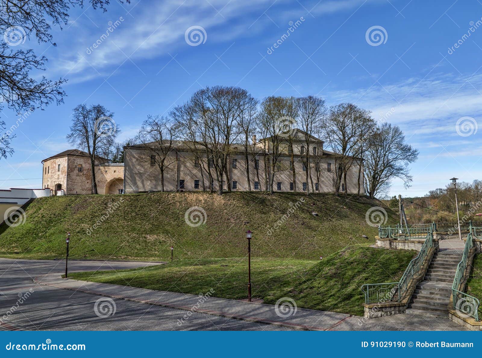 Old Grodno Castle stock photo. Image of trees, hrodna - 91029190