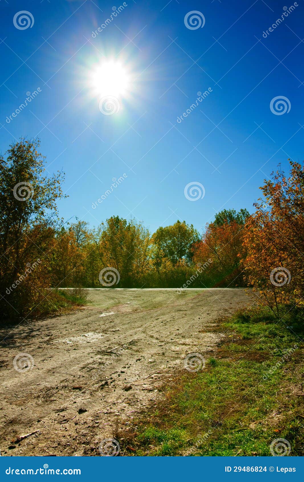 Old ground road stock photo. Image of dirty, summer, horizon - 29486824