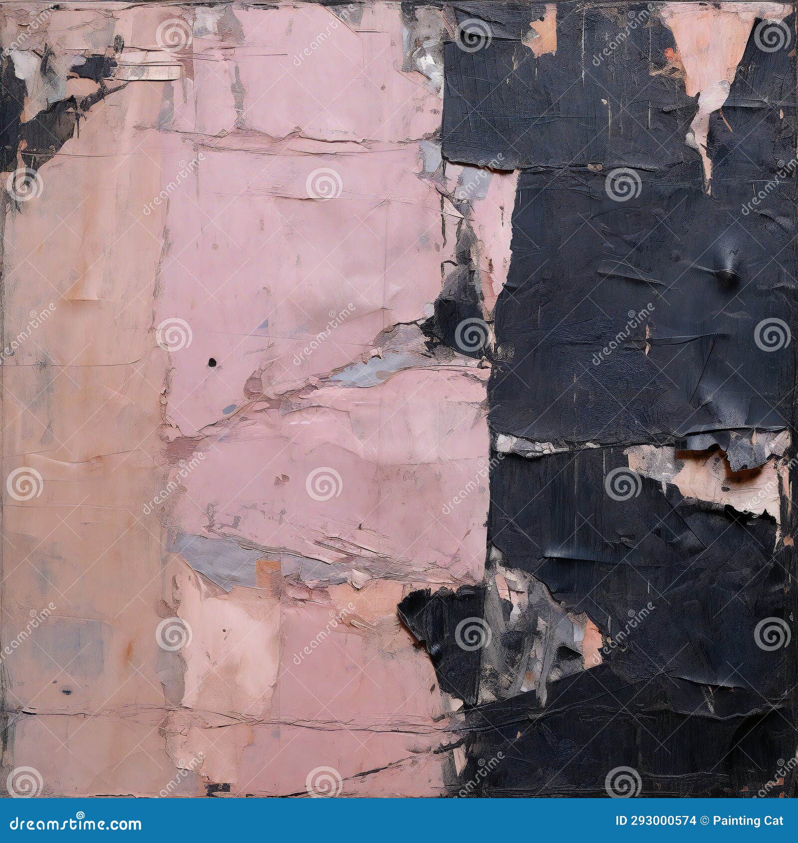 Old Grunge Background with Peeling Paint, Crumpled Paper Stock Photo ...