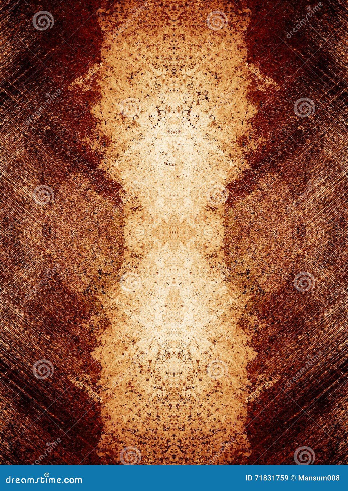 Old Grunge Brown Ragged Abstract Pattern Background Stock Illustration ...