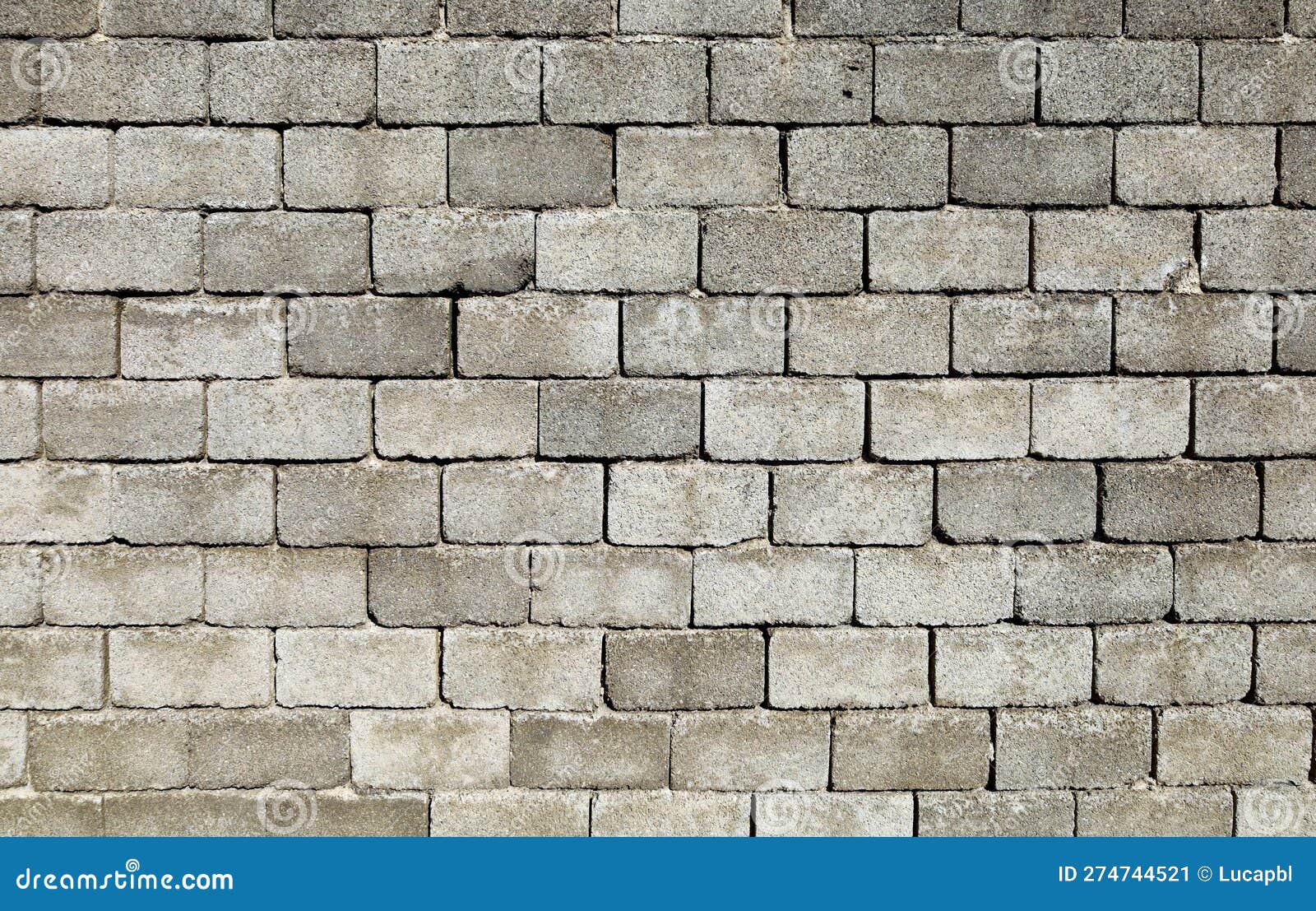 Old Grunge Cinder Block Wall. Full Frame Stock Image - Image of block ...