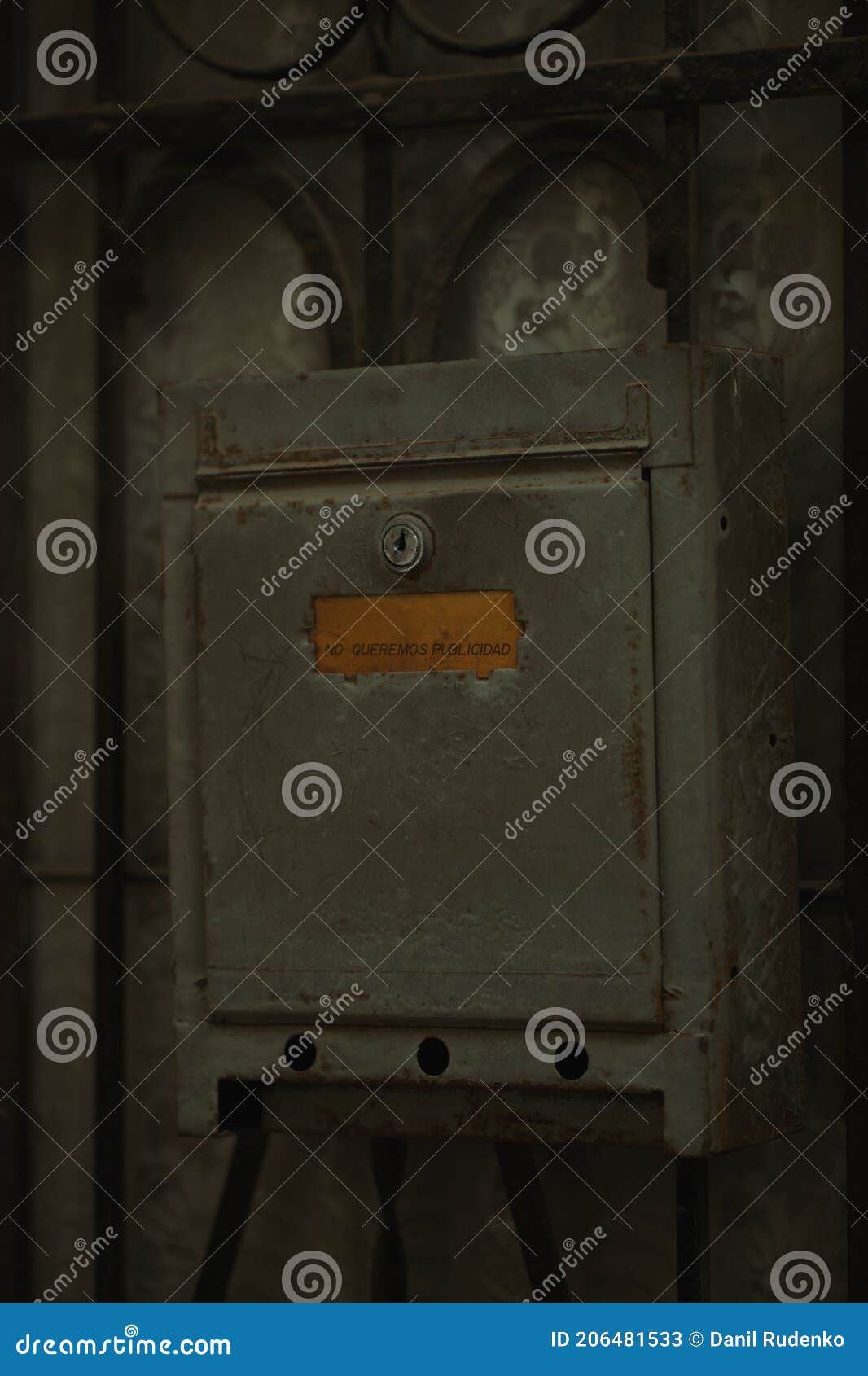 Old Grunge Electrical Meter or Fuse Box Stock Image - Image of supply ...