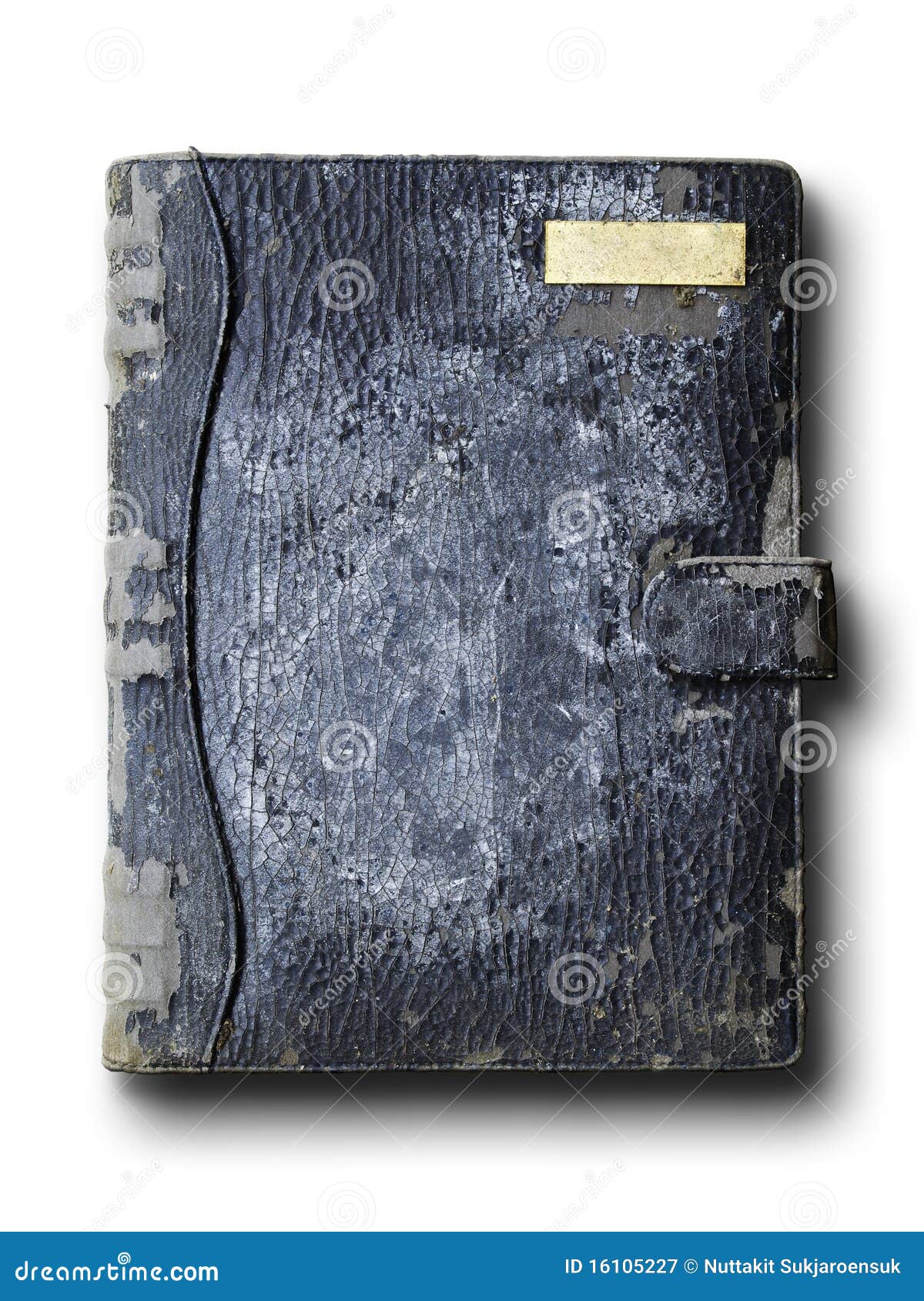Old grunge leather binder stock image. Image of grunge - 16105227