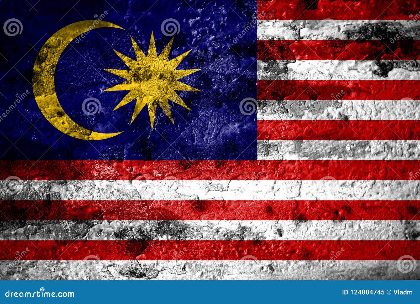 Old Grunge Malaysia Background Flag Stock Image - Image of holiday ...