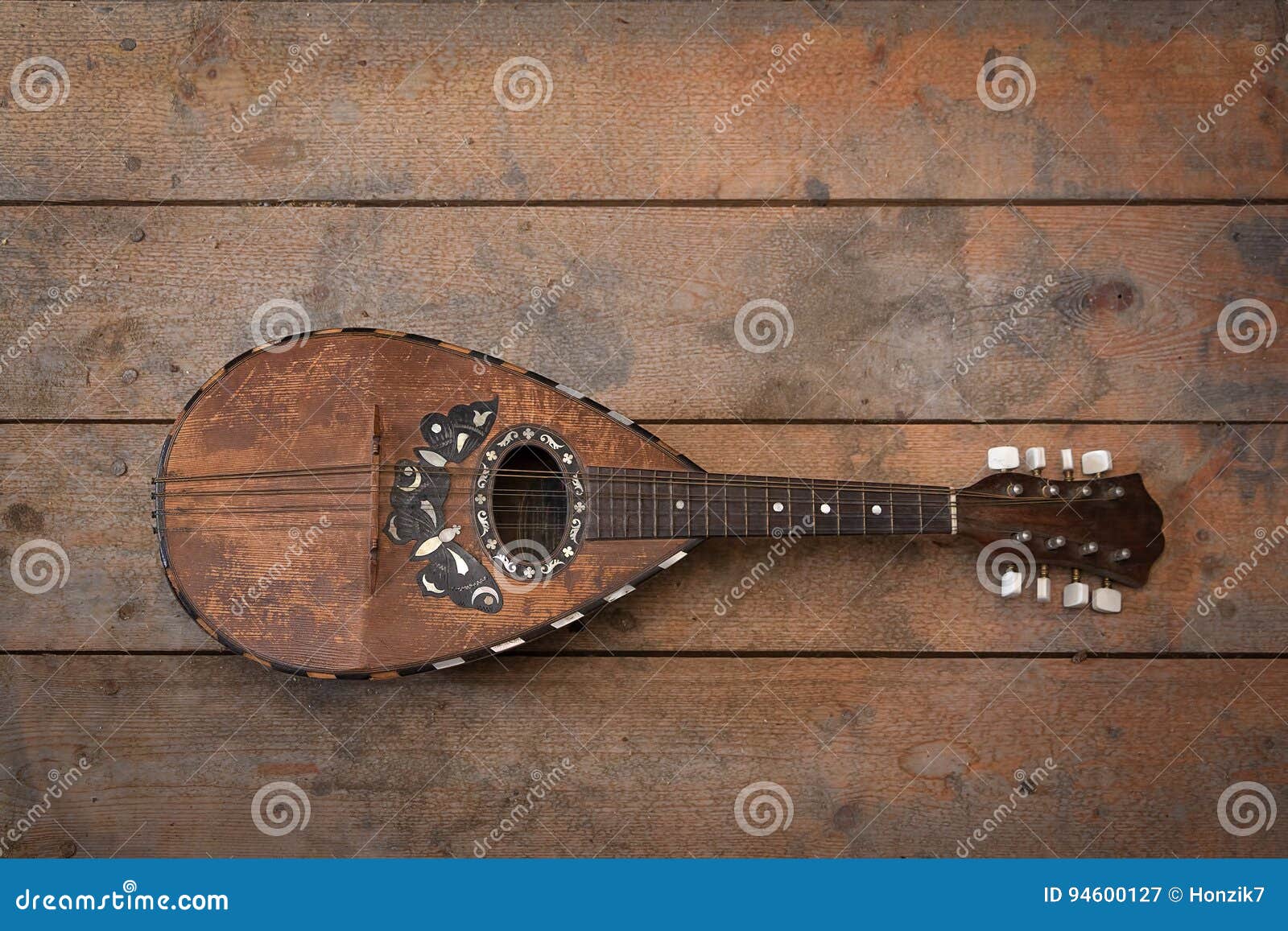 Old grunge mandolin stock image. Image of classical, instruments - 94600127