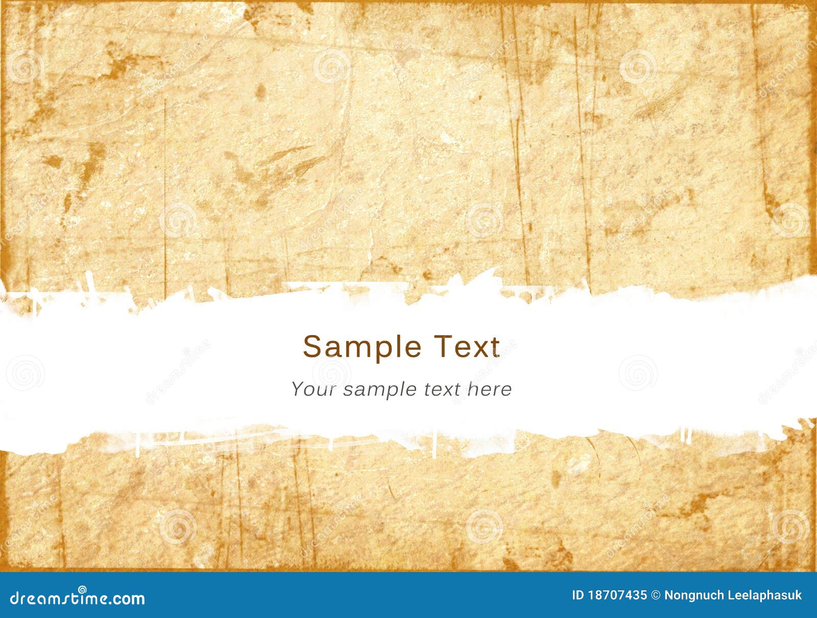 Old Grunge Paper with Scratch Space Stock Image - Image of brochure ...