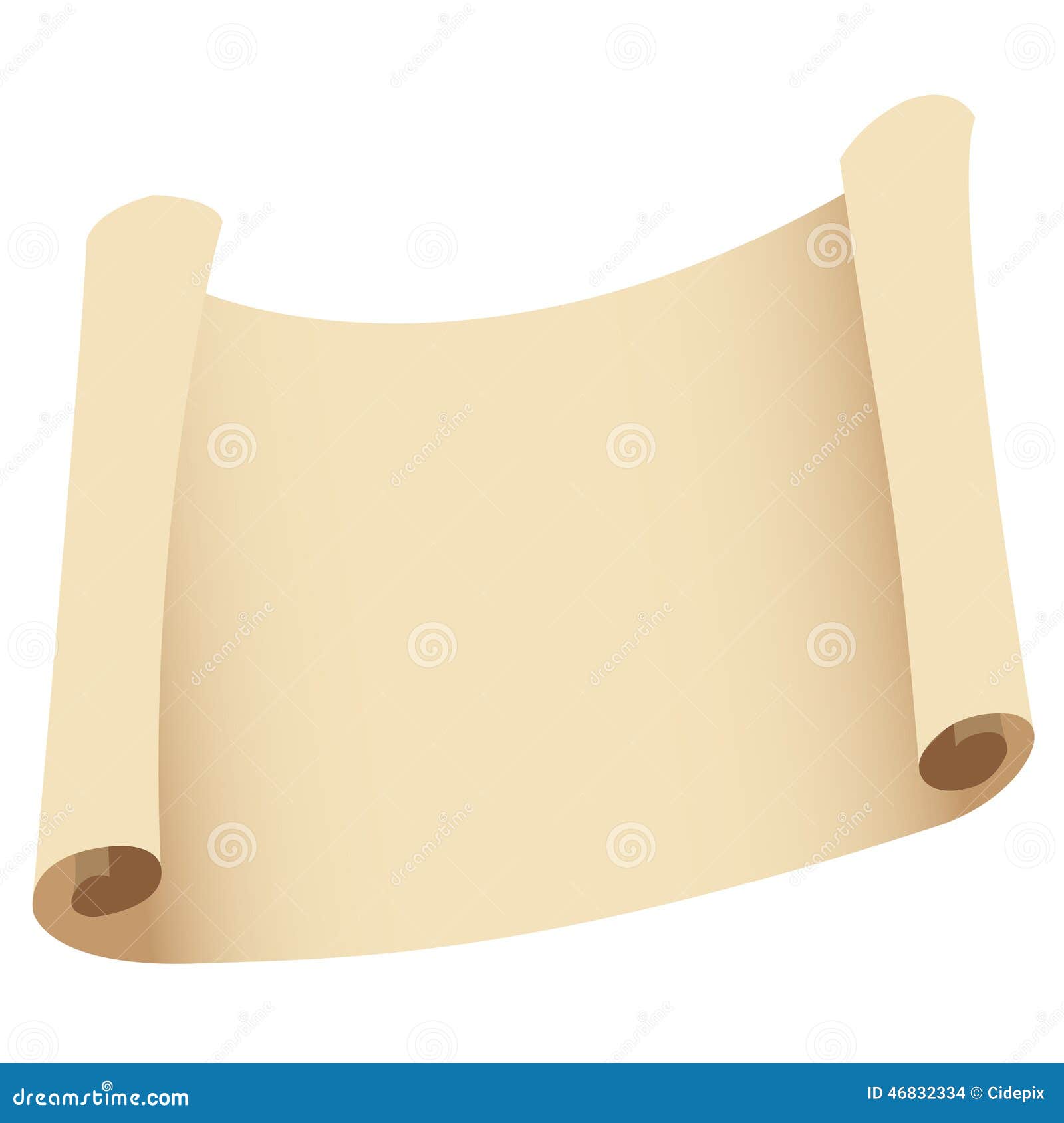 Old Grunge Paper Scroll stock vector. Illustration of label - 46832334