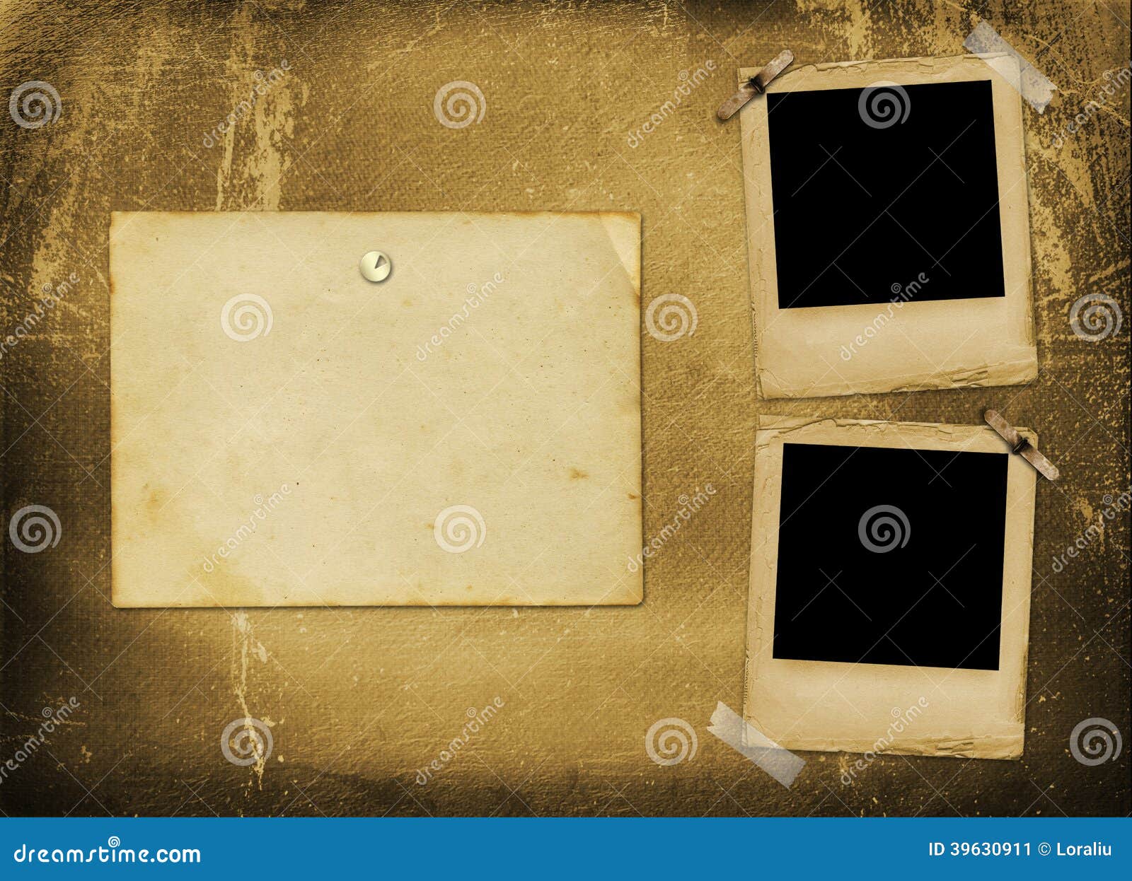 Old grunge paper slides stock image. Image of positive - 39630911