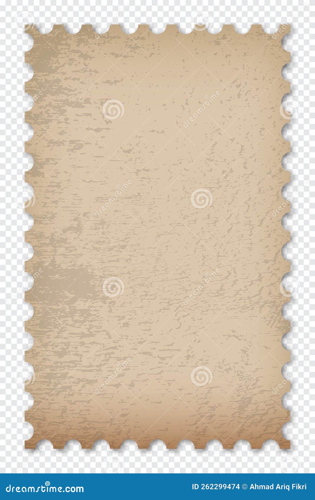 Old Grunge Postage Stamp. Clean Postage Stamp Template. Postage Stamp ...