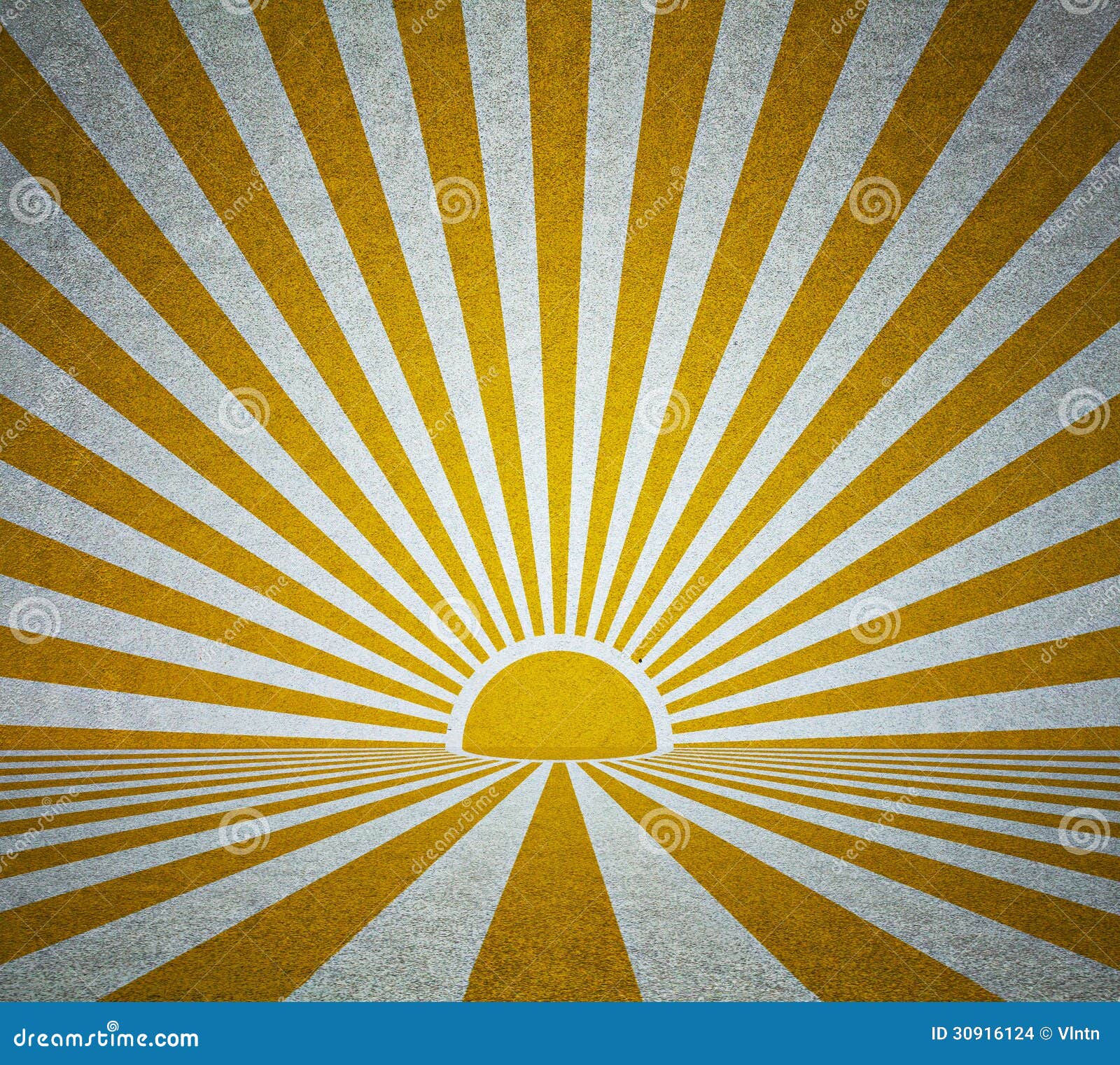 Old Grunge Room with Retro Sun Rays Stock Illustration - Illustration ...