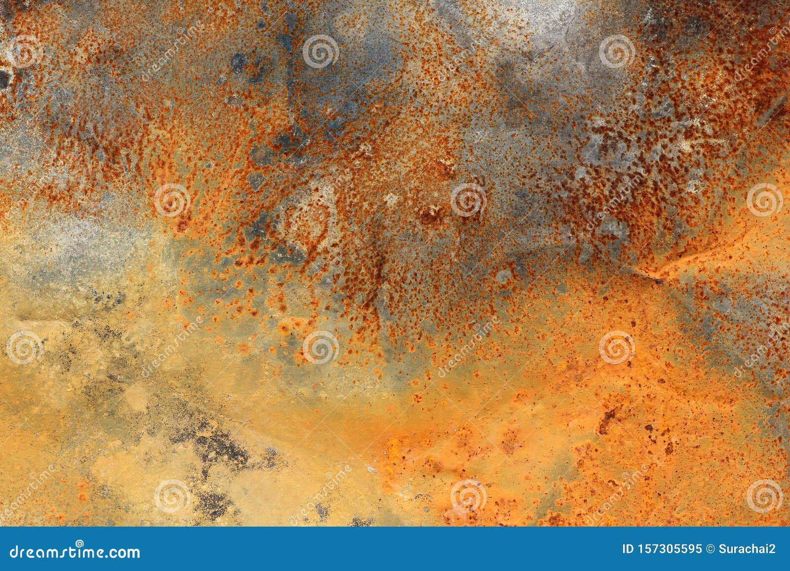 Grunge Rust Metal Panel Texture for Abstract Background Stock Image ...