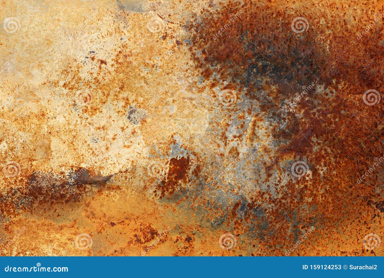 Old Grunge Rust Metal Panel Texture Use for Background Stock Image ...