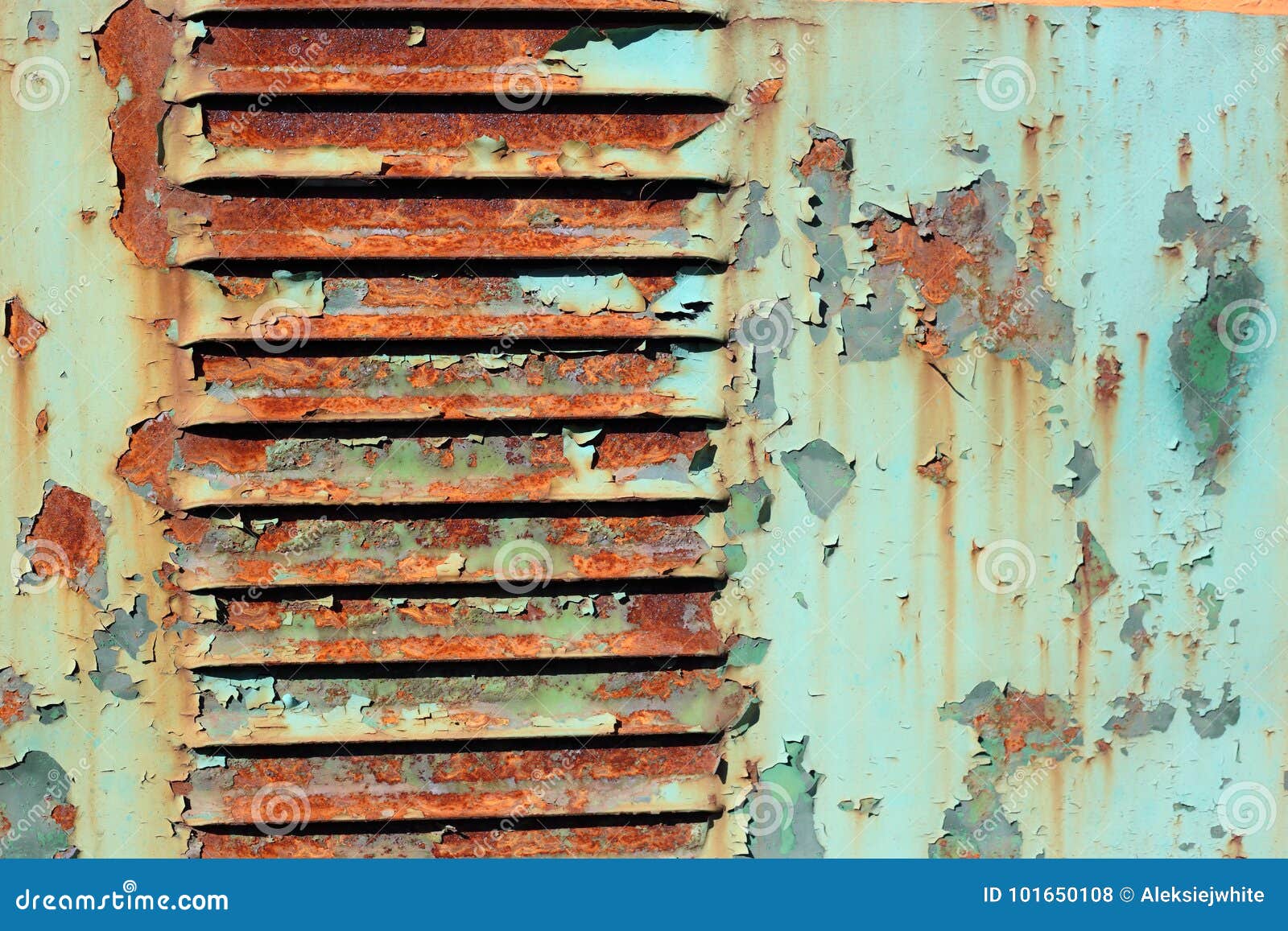 Old Grunge Rusty Paint Surface for Textured Background. Stock Photo ...