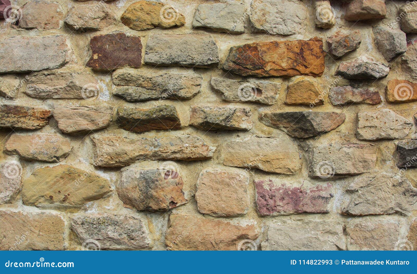 Old Grunge Stone Wall Texture Background Stock Image - Image of orange ...