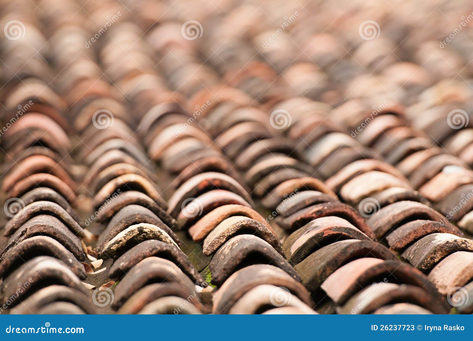 Old grunge tile roof stock image. Image of architectural - 26237723
