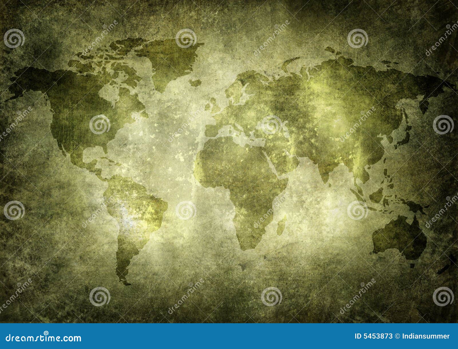 Rusty World Map Template Vector Illustration | CartoonDealer.com #30020080