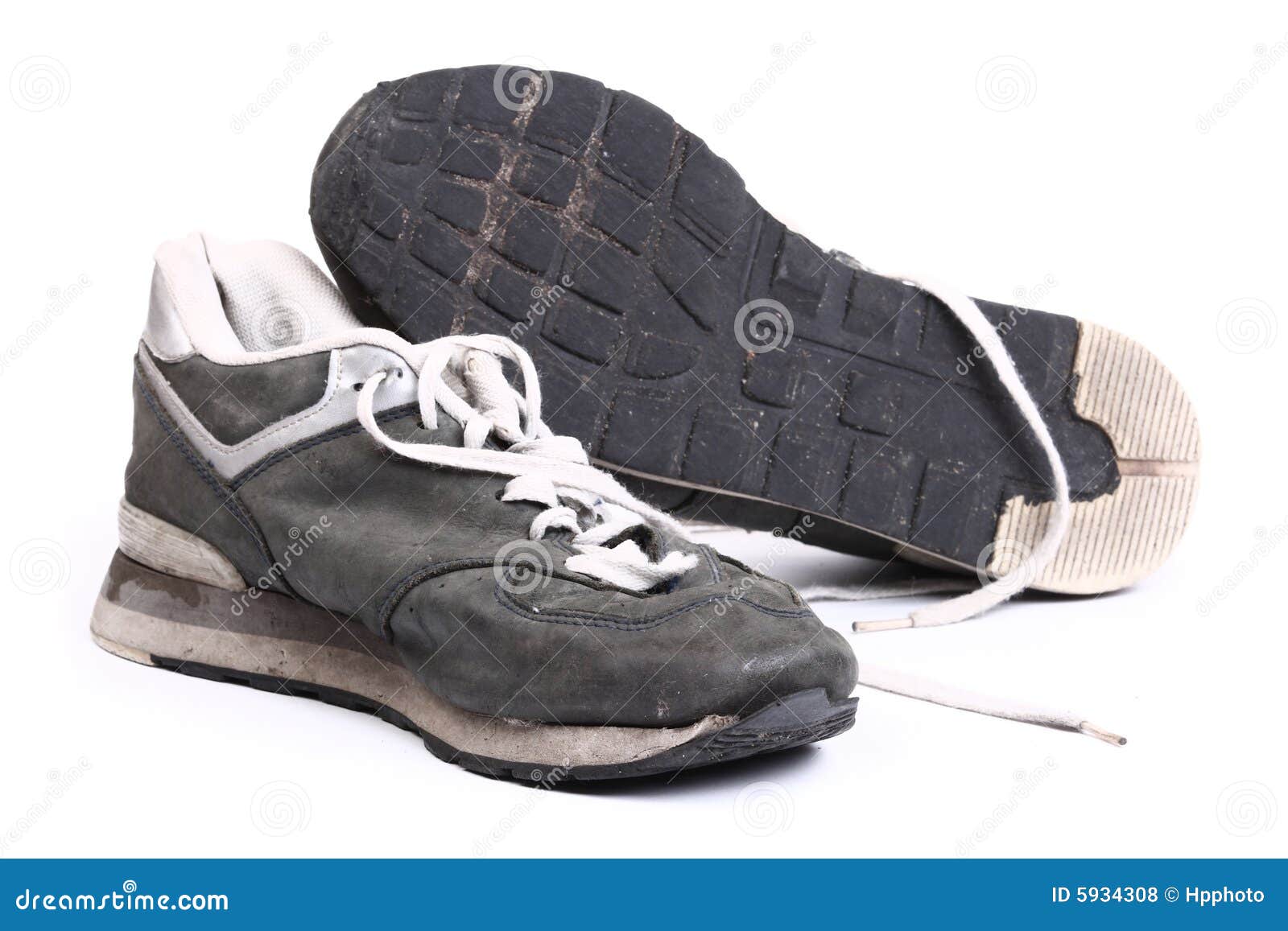 Old Grungy Running Shoes Picture. Image: 5934308
