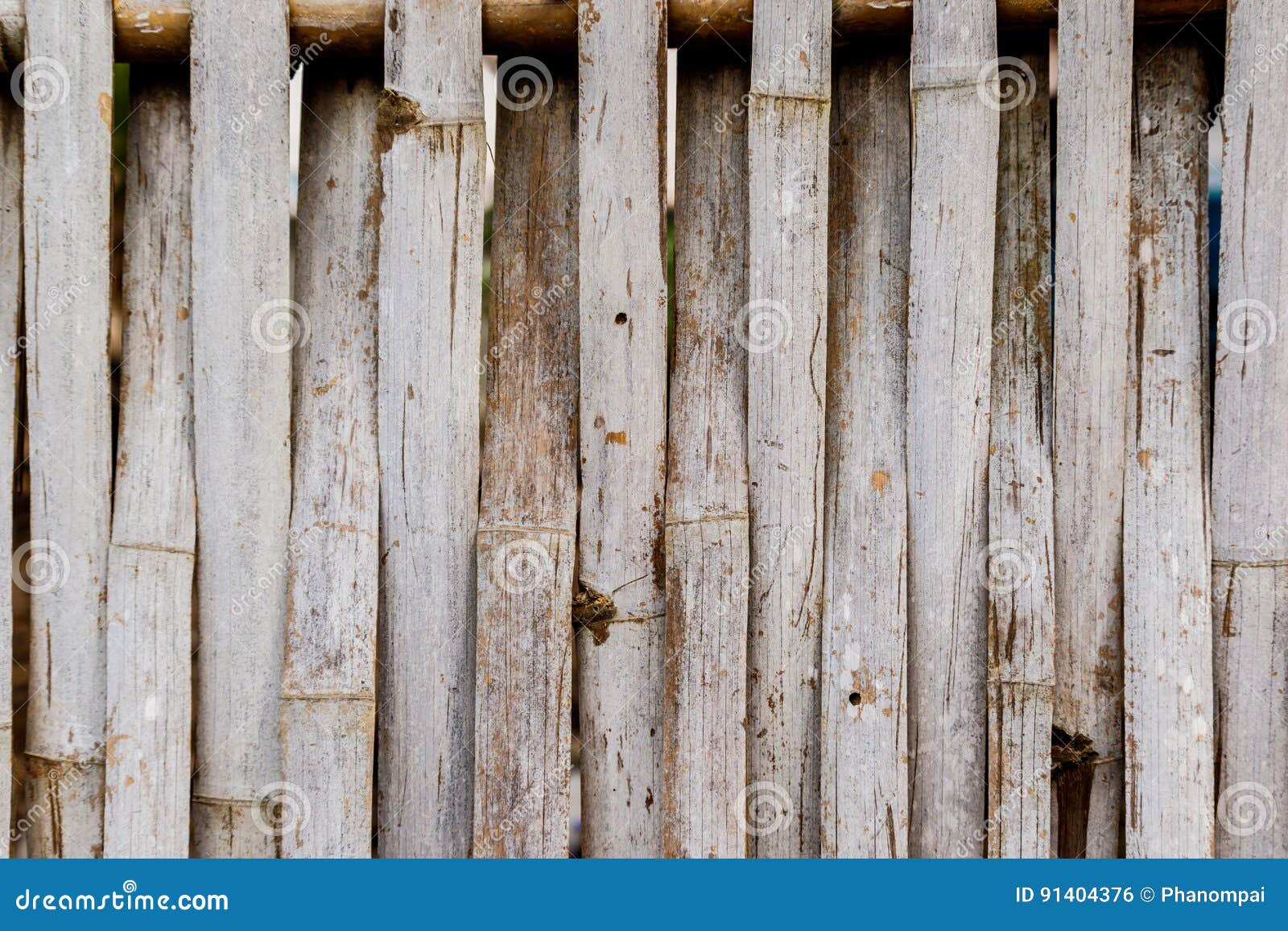 Old Grungy Thai Handcraft of Bamboo Weave Pattern Fence. Stock Photo ...