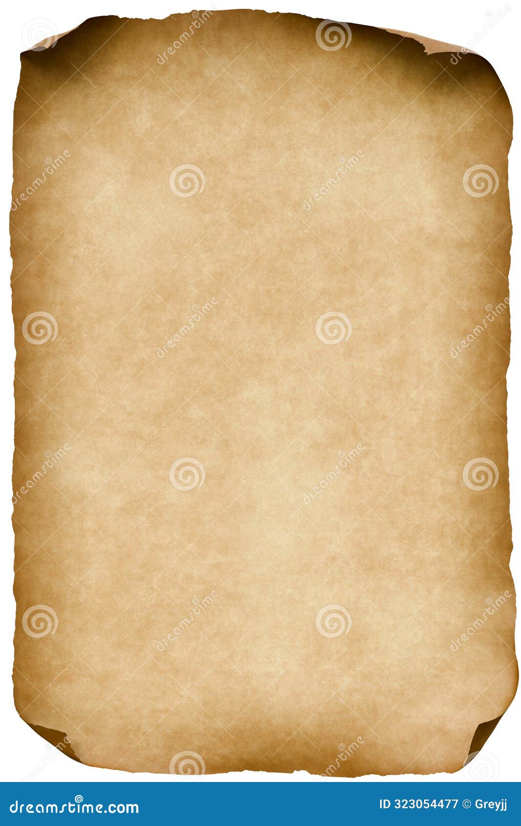 Old Grungy Vertical Paper Scroll Stock Image - Illustration of historic ...
