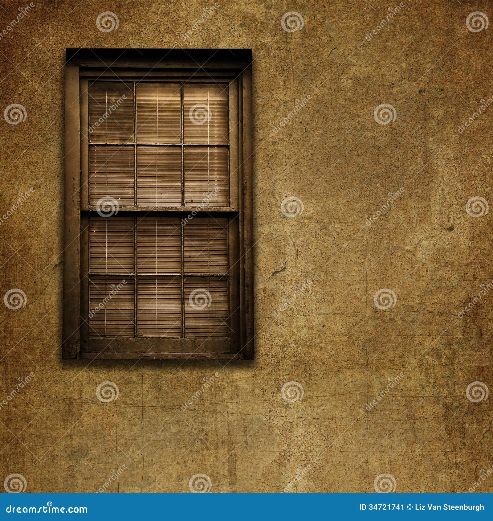 Old Grungy Window and Wall stock image. Image of vintage - 34721741