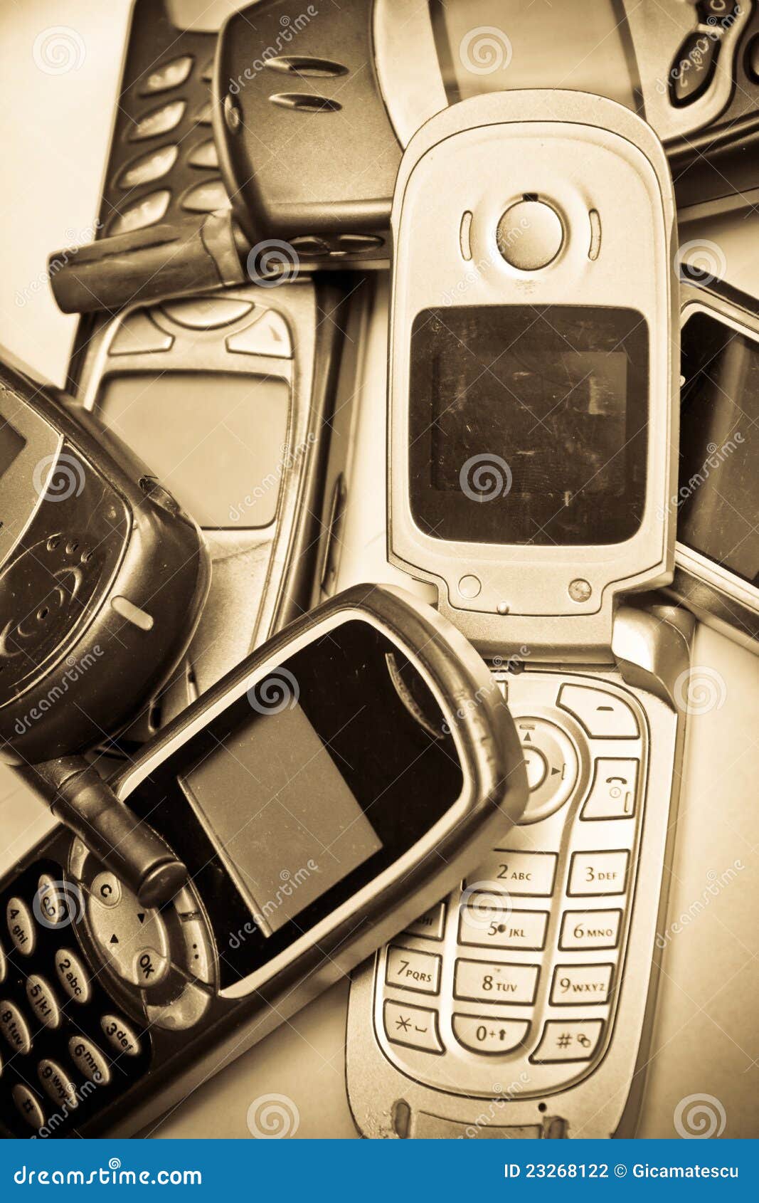 Old GSM phone stock photo. Image of dial, face, digital - 23268122