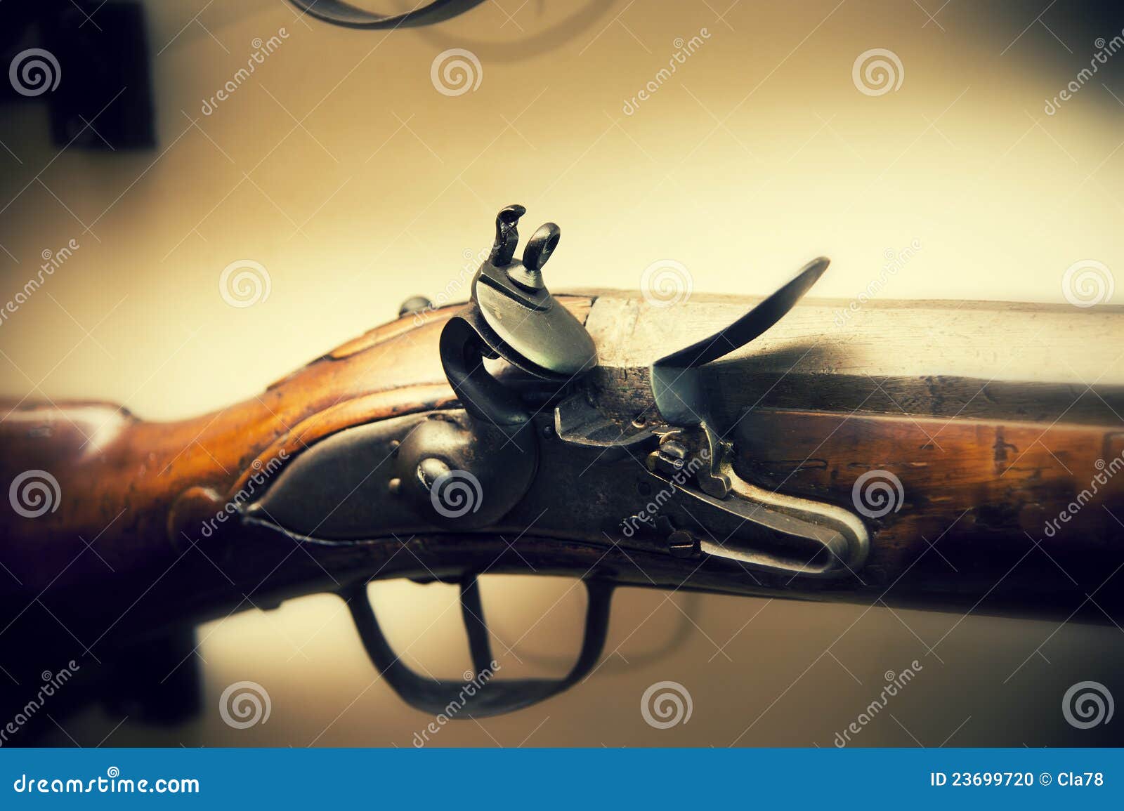 Old gun stock photo. Image of criminal, handgun, museum - 23699720