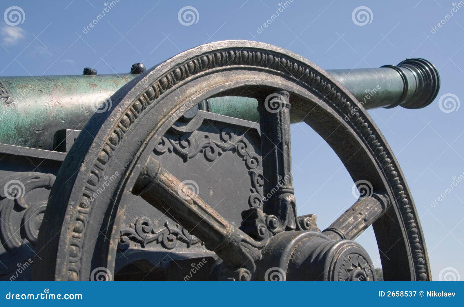Old gun stock image. Image of history, troops, weapon - 2658537
