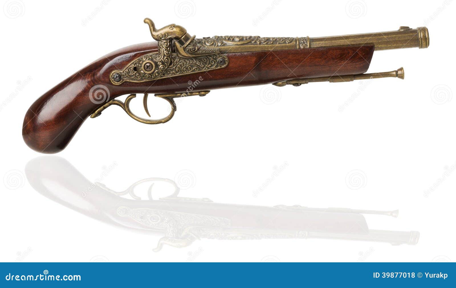 Old gun stock photo. Image of wooden, antique, history - 39877018