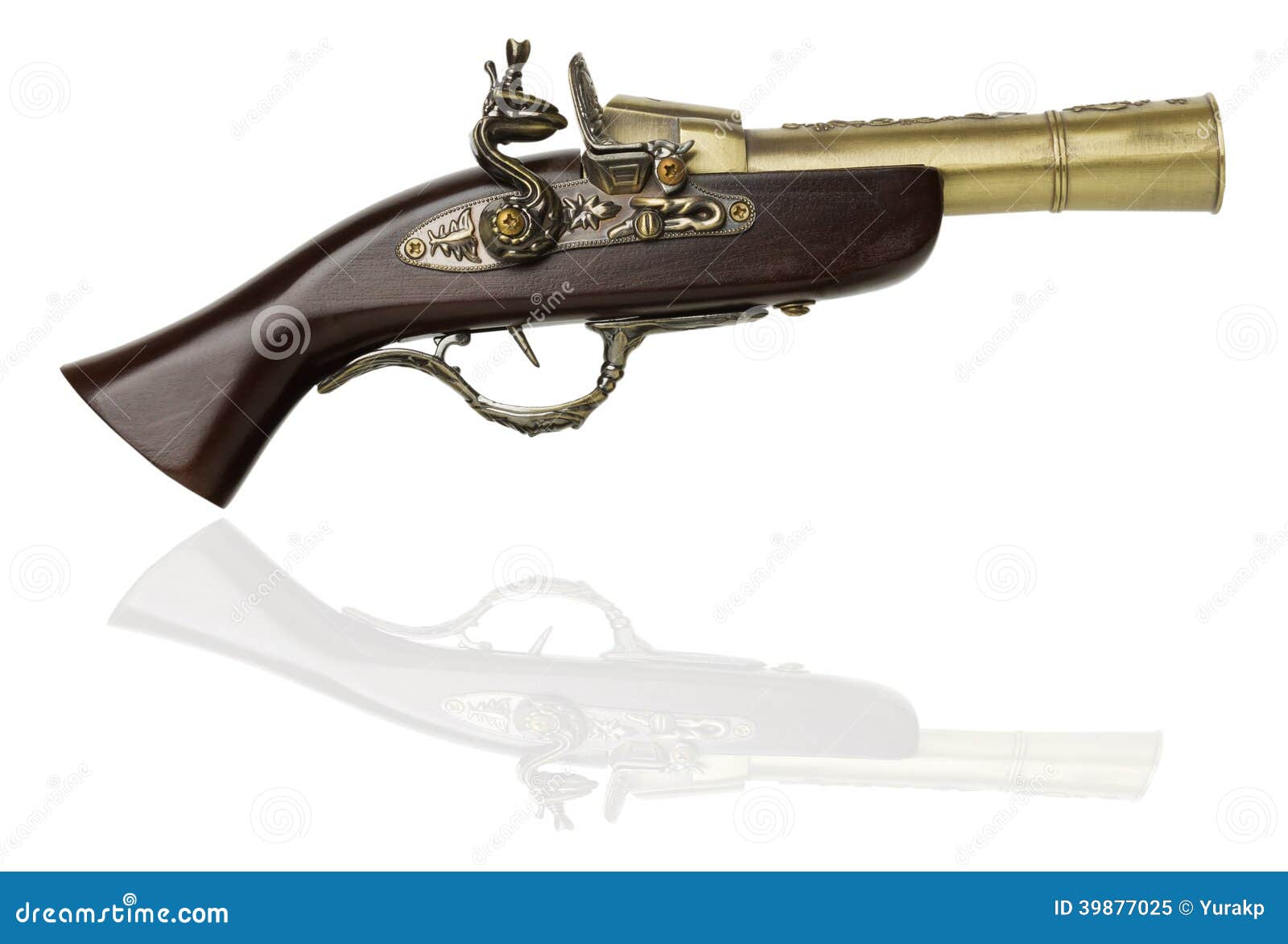 Old gun stock image. Image of ancient, military, revolver - 39877025