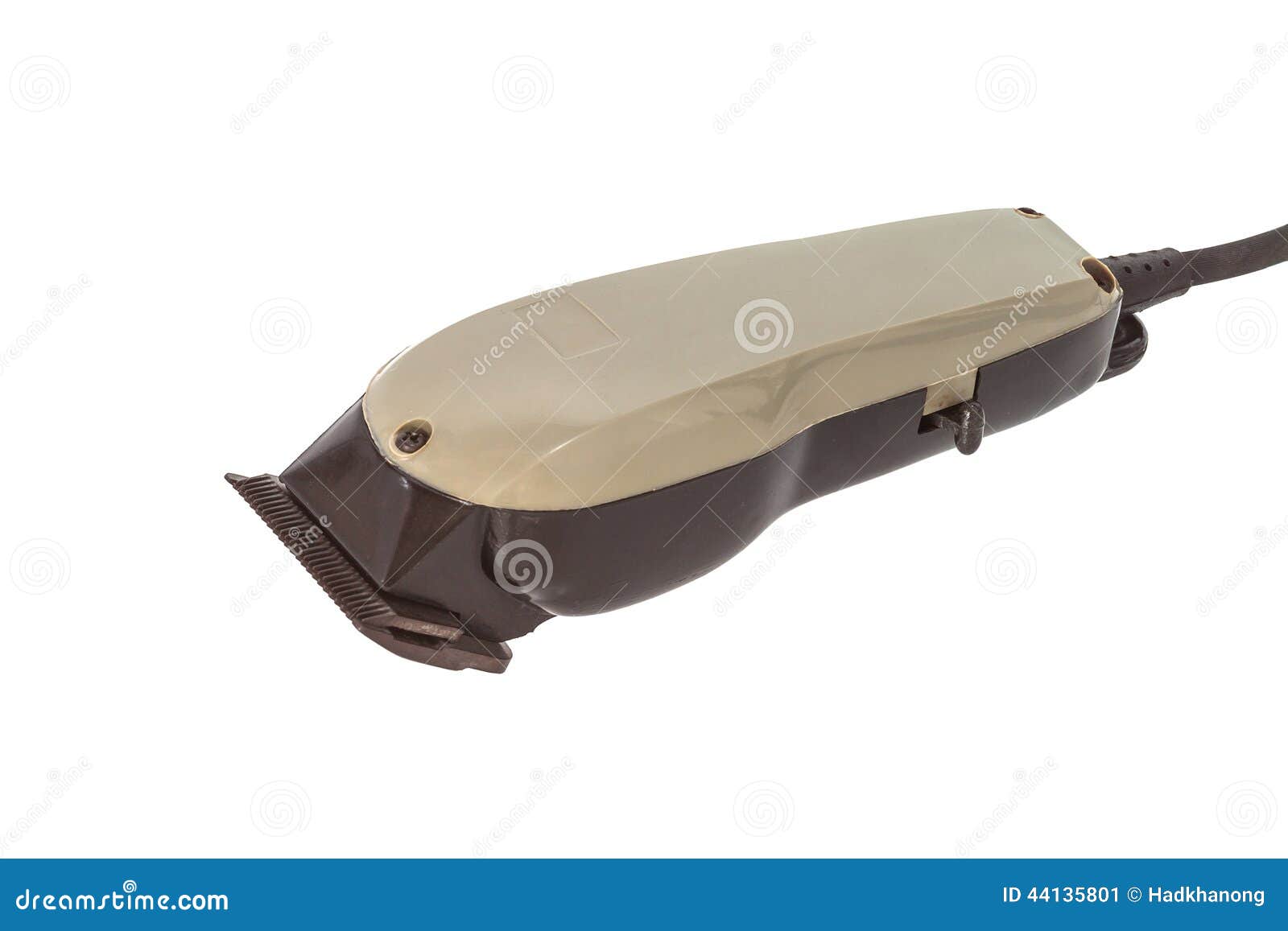 Old Hair Clipper Isolated on White Stock Image - Image of accessory ...