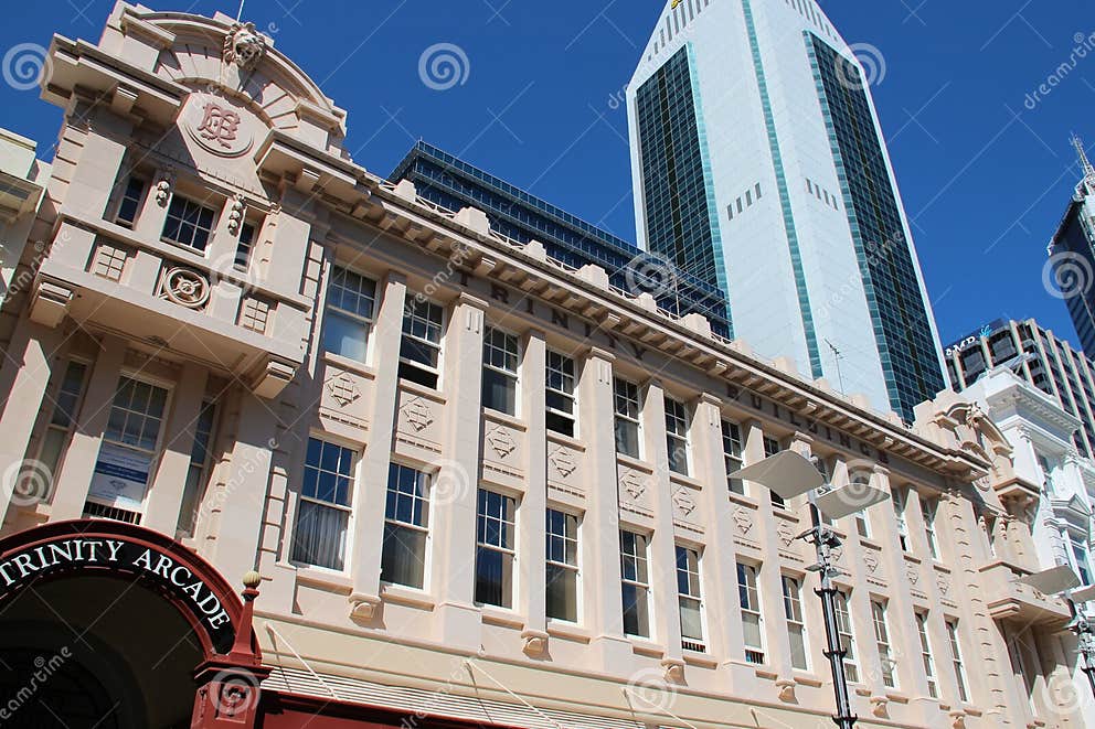 Old Hall (trinity Arcade) - Perth - Western Australia Stock Image ...