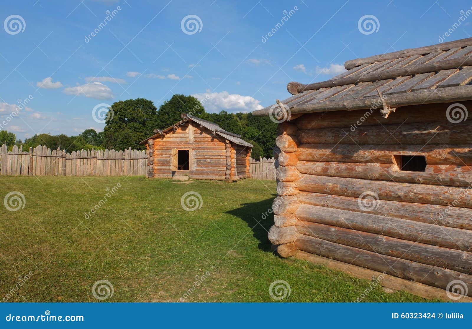 The old hamlet stock photo. Image of ecology, lithuania - 60323424