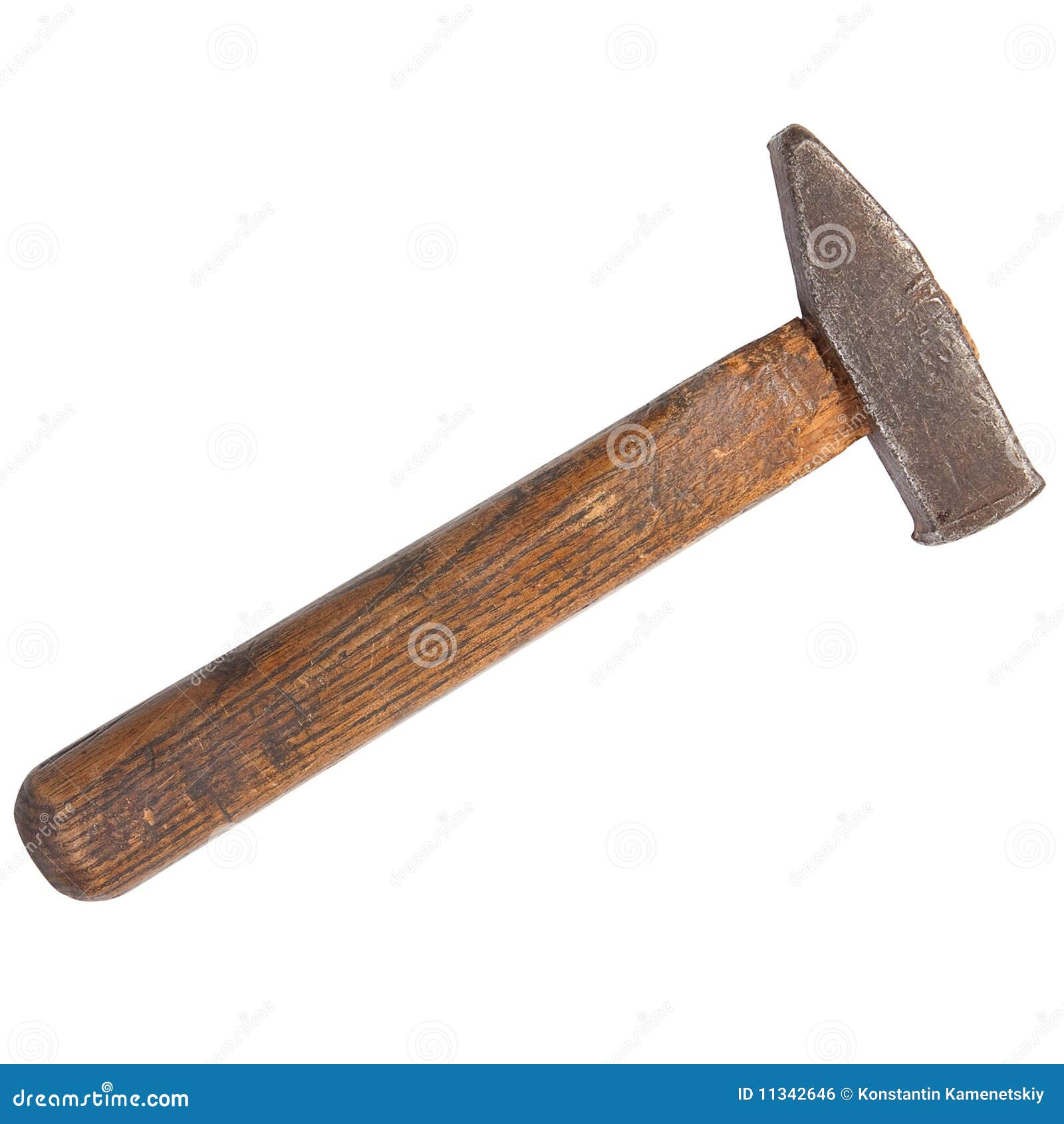 Old hammer stock photo. Image of single, rusty, isolated - 11342646