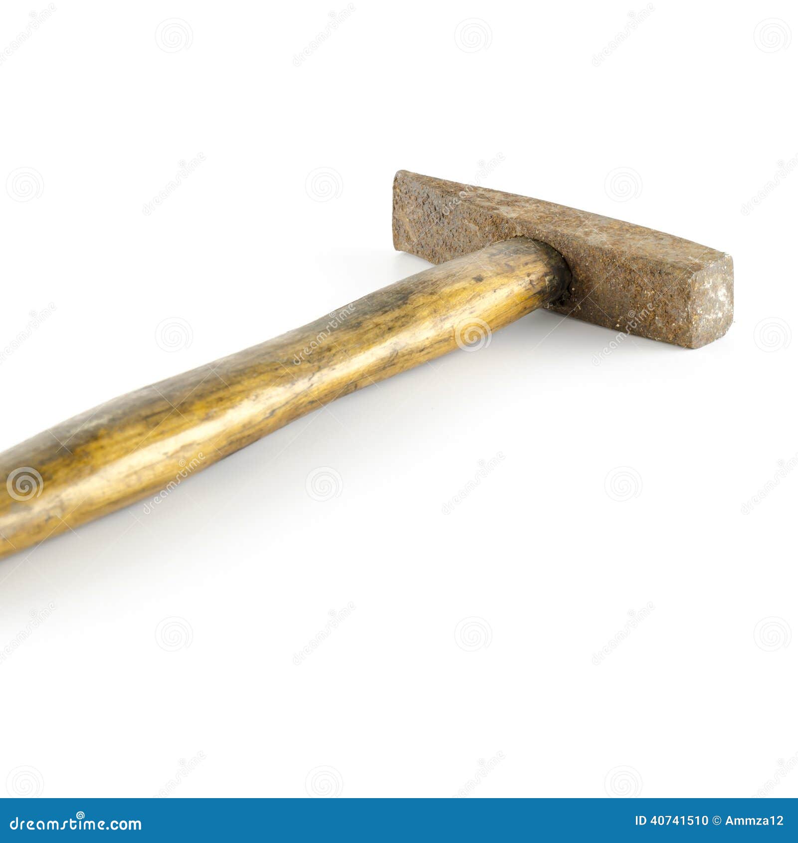 Old hammer with rust stock photo. Image of retro, single - 40741510