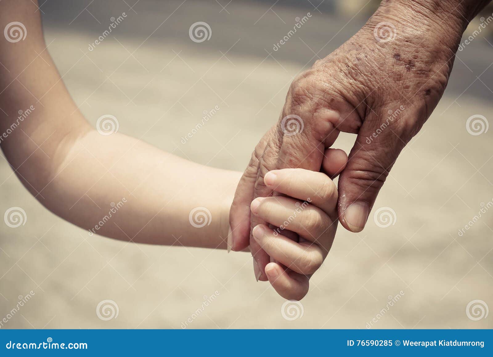 Old hand and baby hand stock image. Image of aged, grandson - 76590285