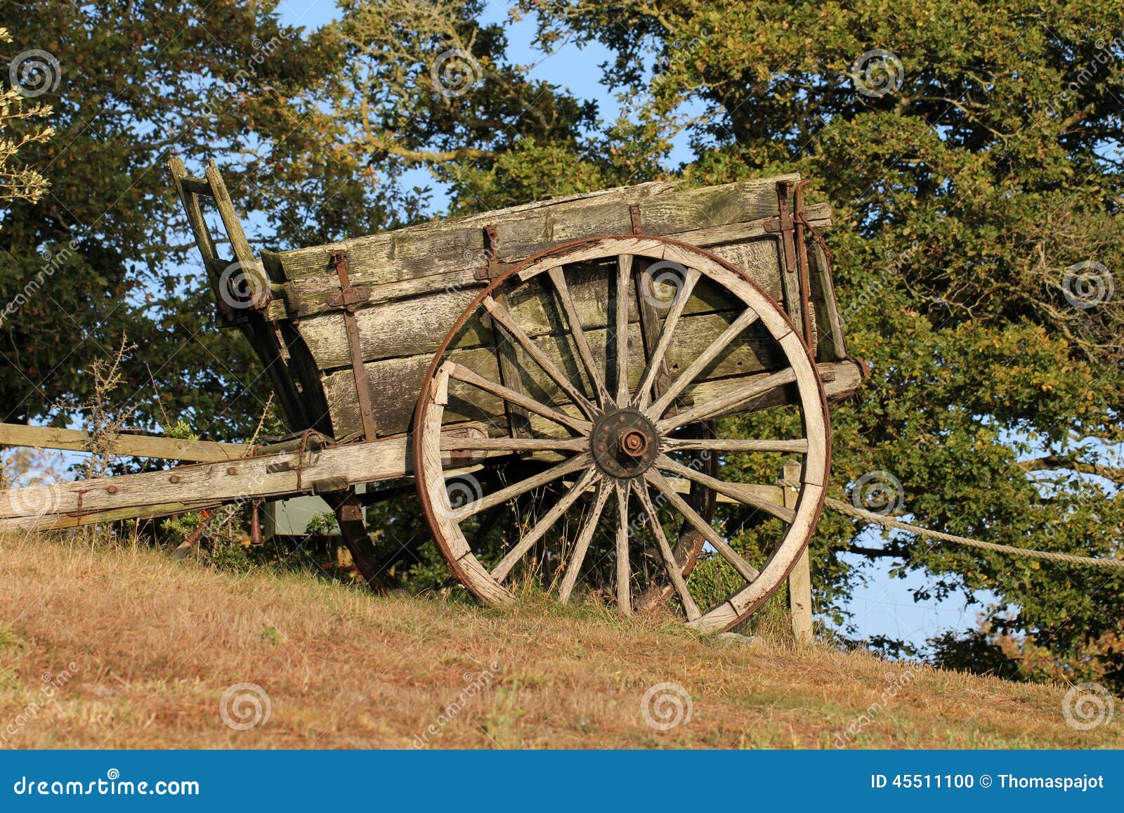 Old hand cart stock photo. Image of wheels, vintage, hand - 45511100