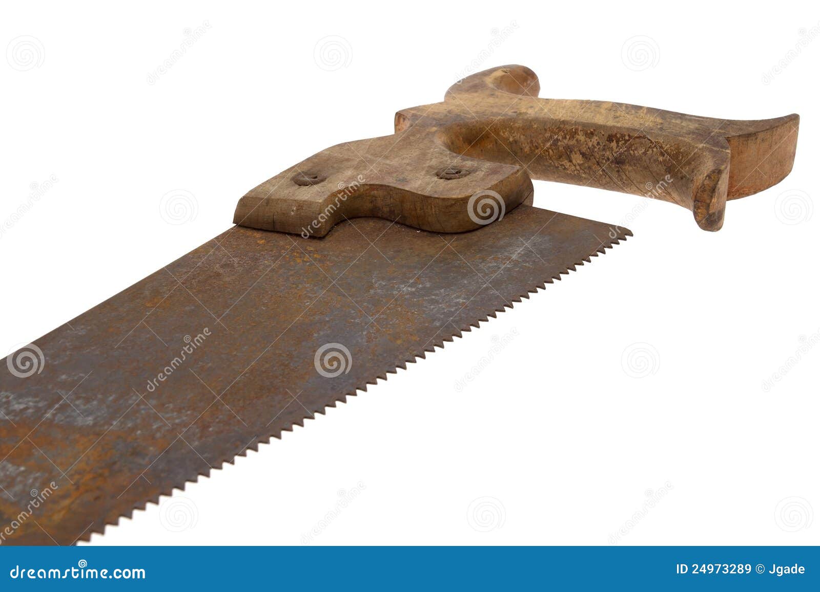 Old Hand saw stock image. Image of carpentry, white, cutter - 24973289
