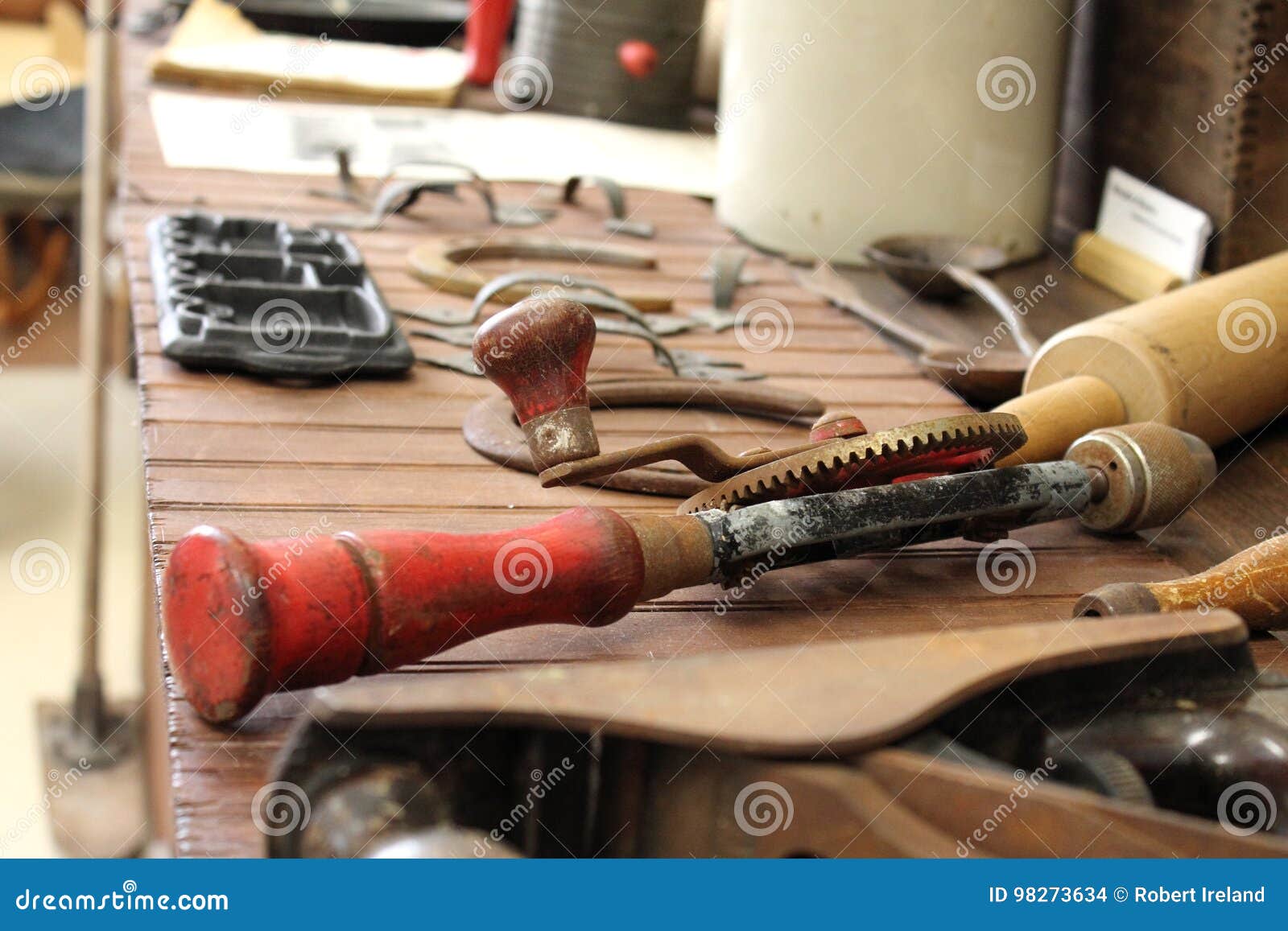 Old Hand Tools stock photo. Image of gear, fashioned - 98273634