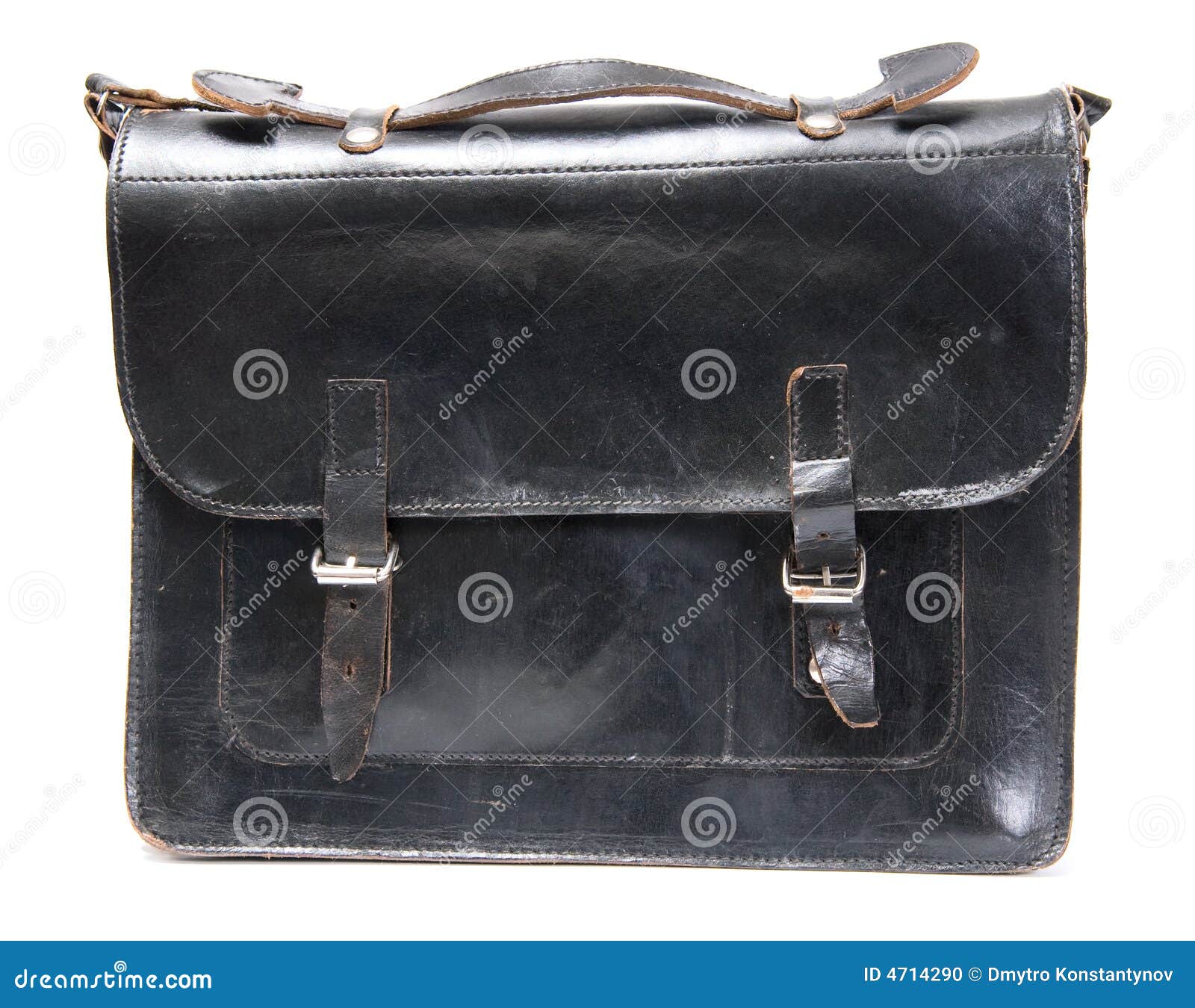 Old handbag stock photo. Image of frayed, leather, worn - 4714290