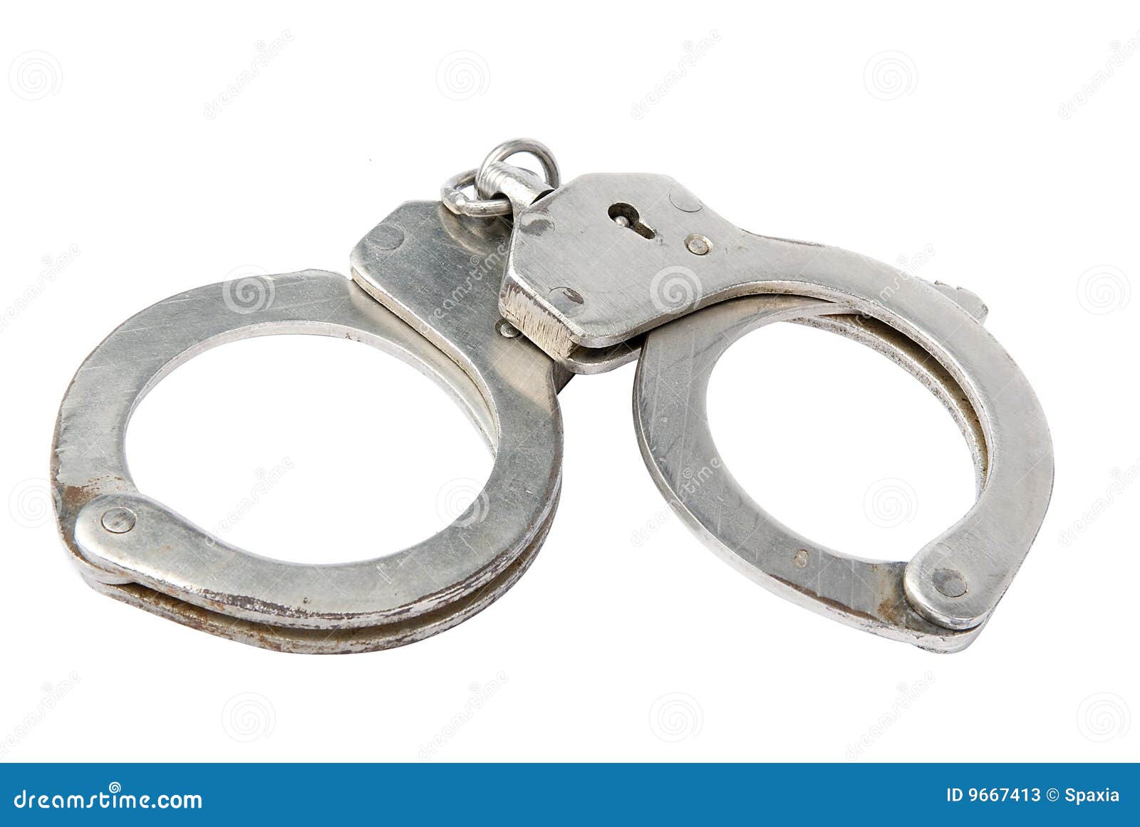 Old handcuffs stock image. Image of arrest, powerful, steel - 9667413