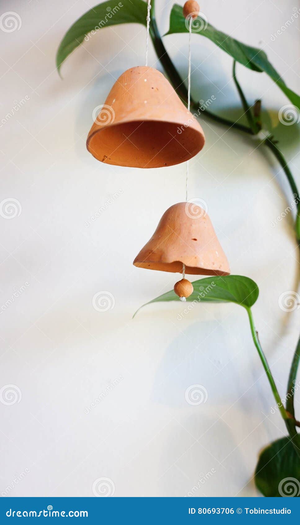 Old handmade clay bell stock photo. Image of jingle, design - 80693706