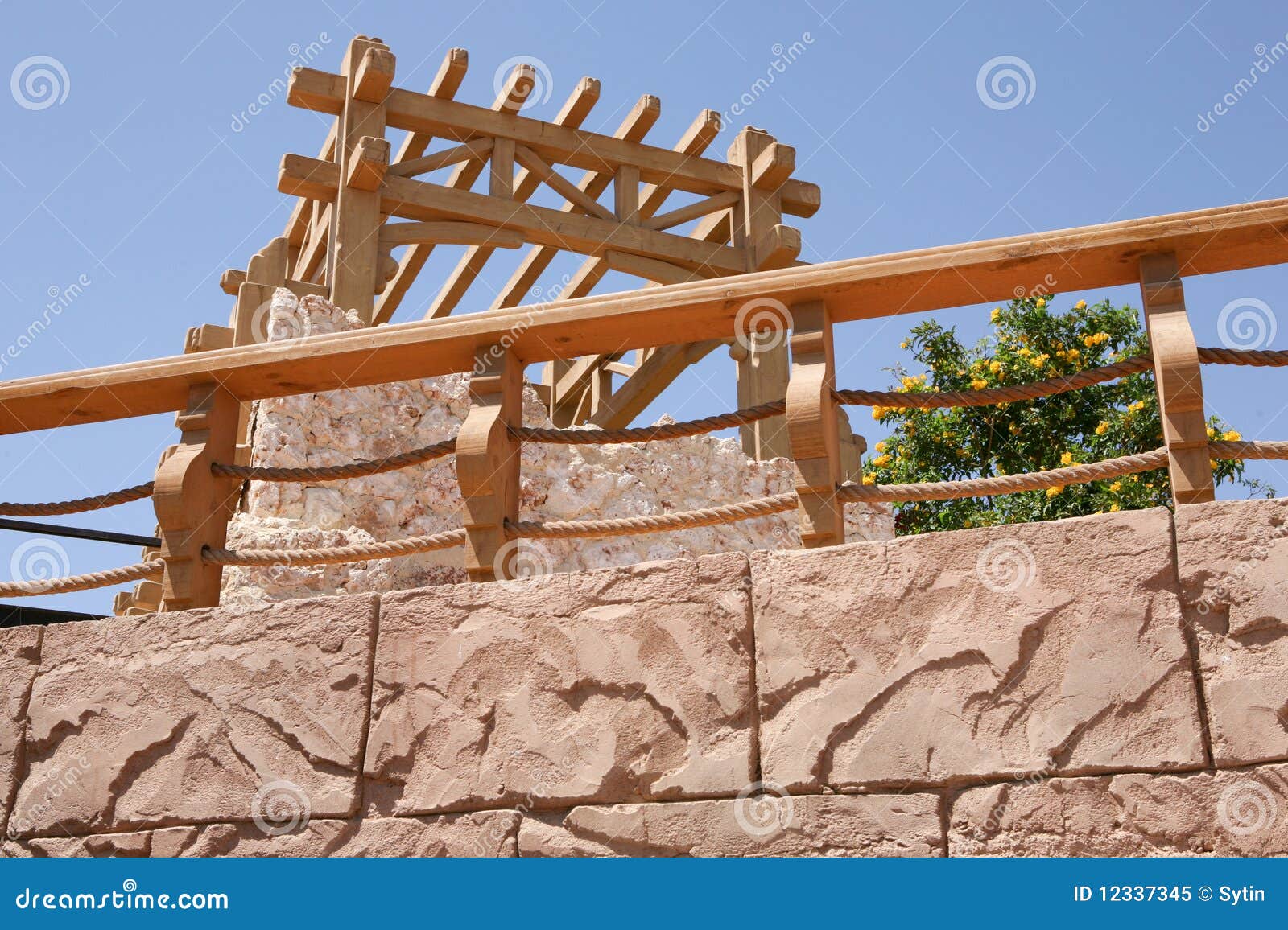 Old handrail stock image. Image of fencing, handrail - 12337345