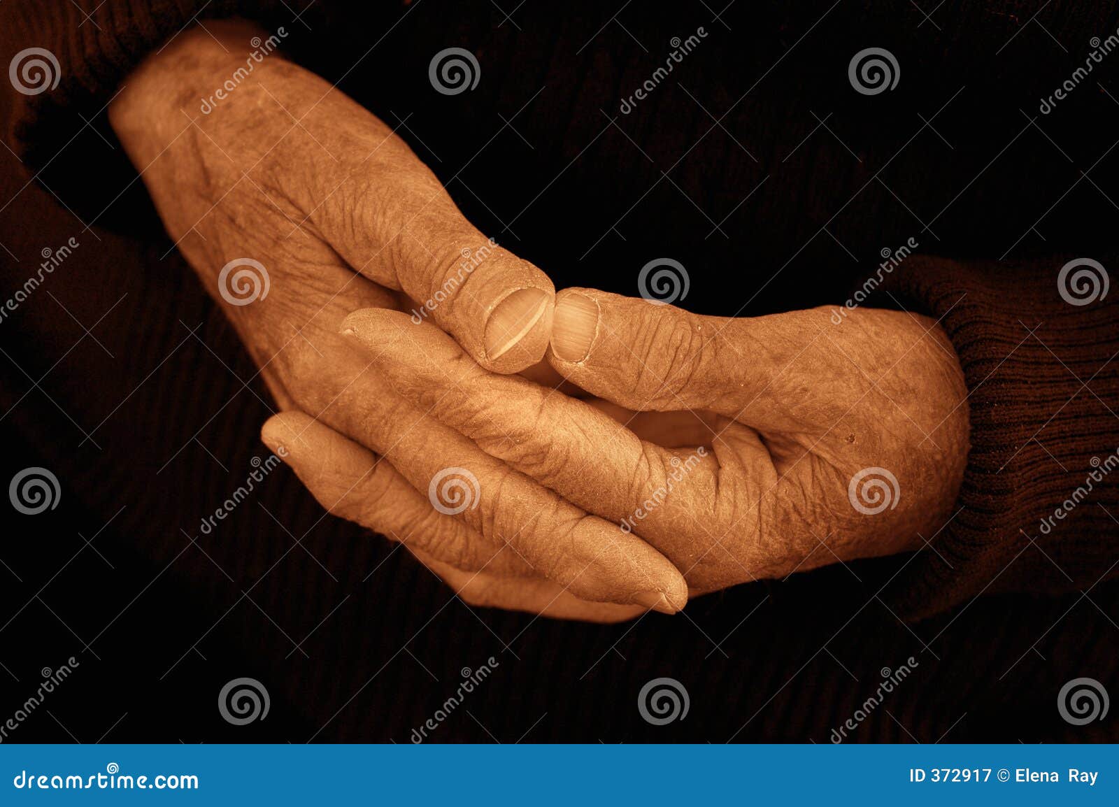 Old Hands stock image. Image of eighties, woman, black - 372917