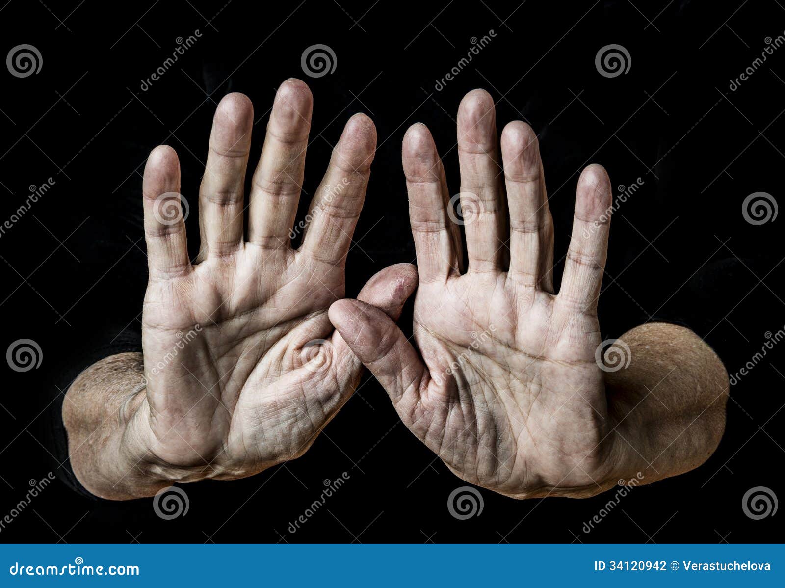 Old hands stock photo. Image of female, aging, cosmetic - 34120942