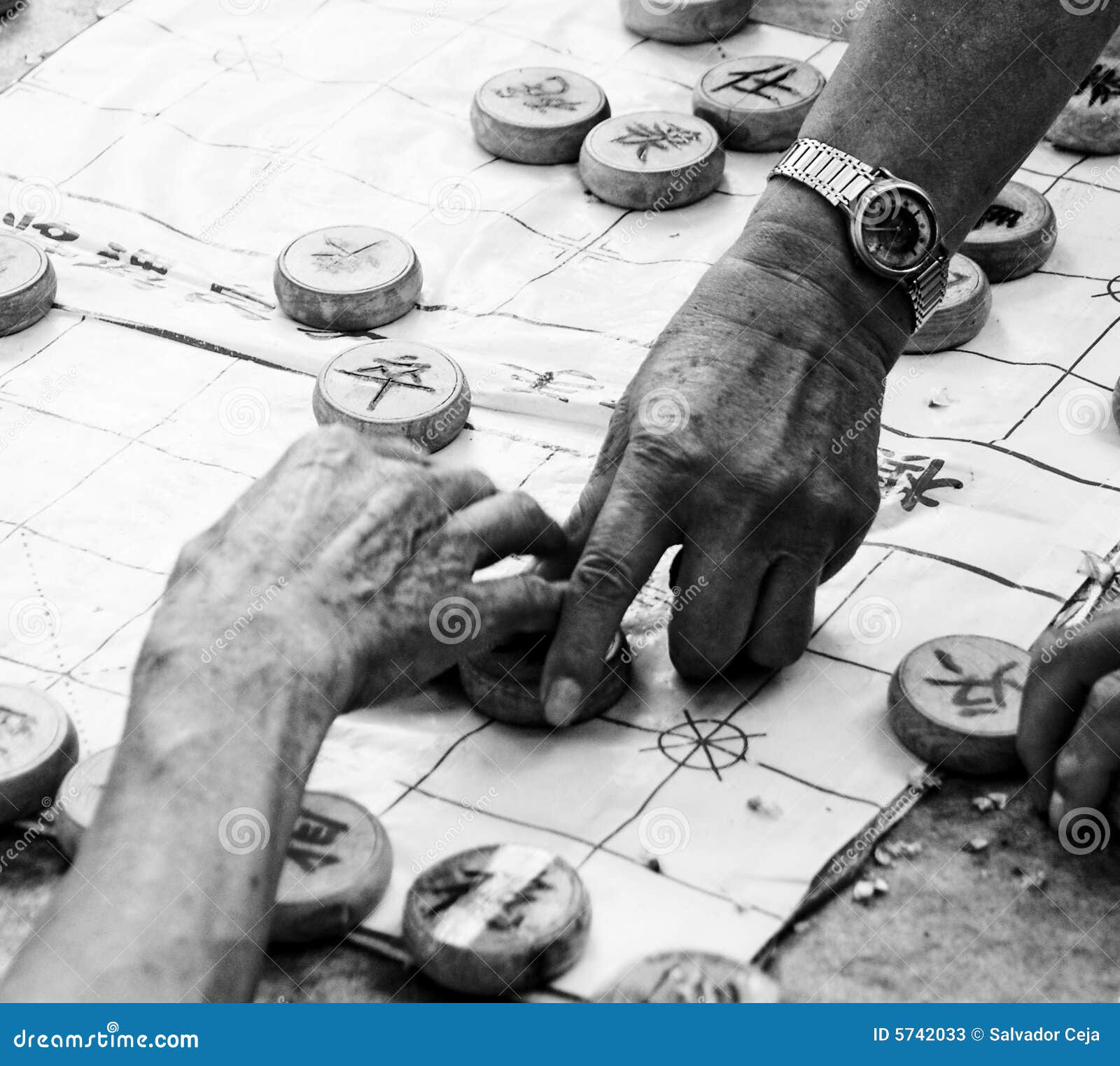 Old Hands Playing Board Game Stock Image - Image of leisure ...