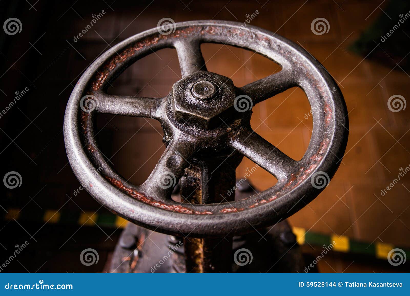 Old Handwheel On The Valve Royalty-Free Stock Image | CartoonDealer.com ...