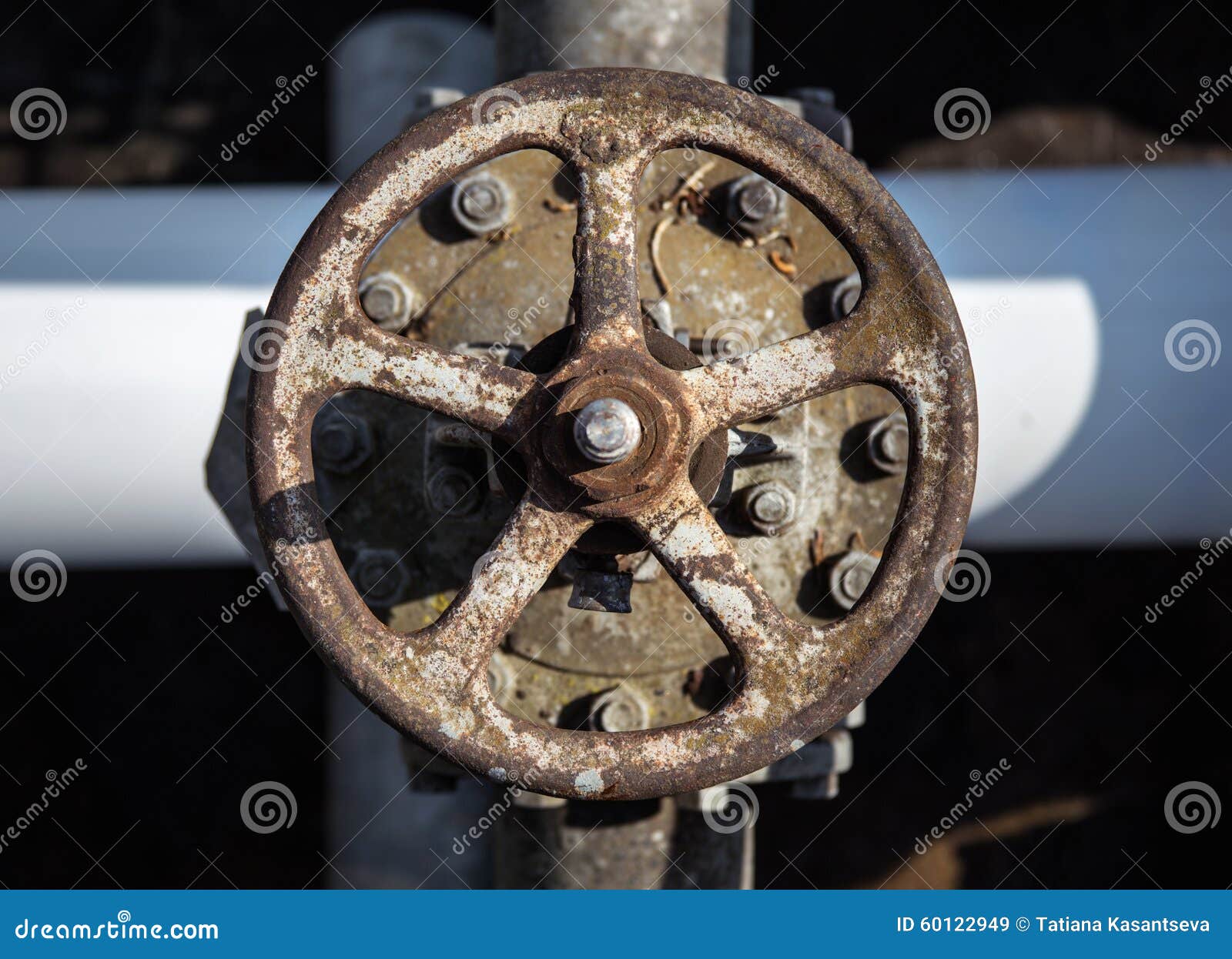 Old Handwheel On The Valve Royalty-Free Stock Image | CartoonDealer.com ...
