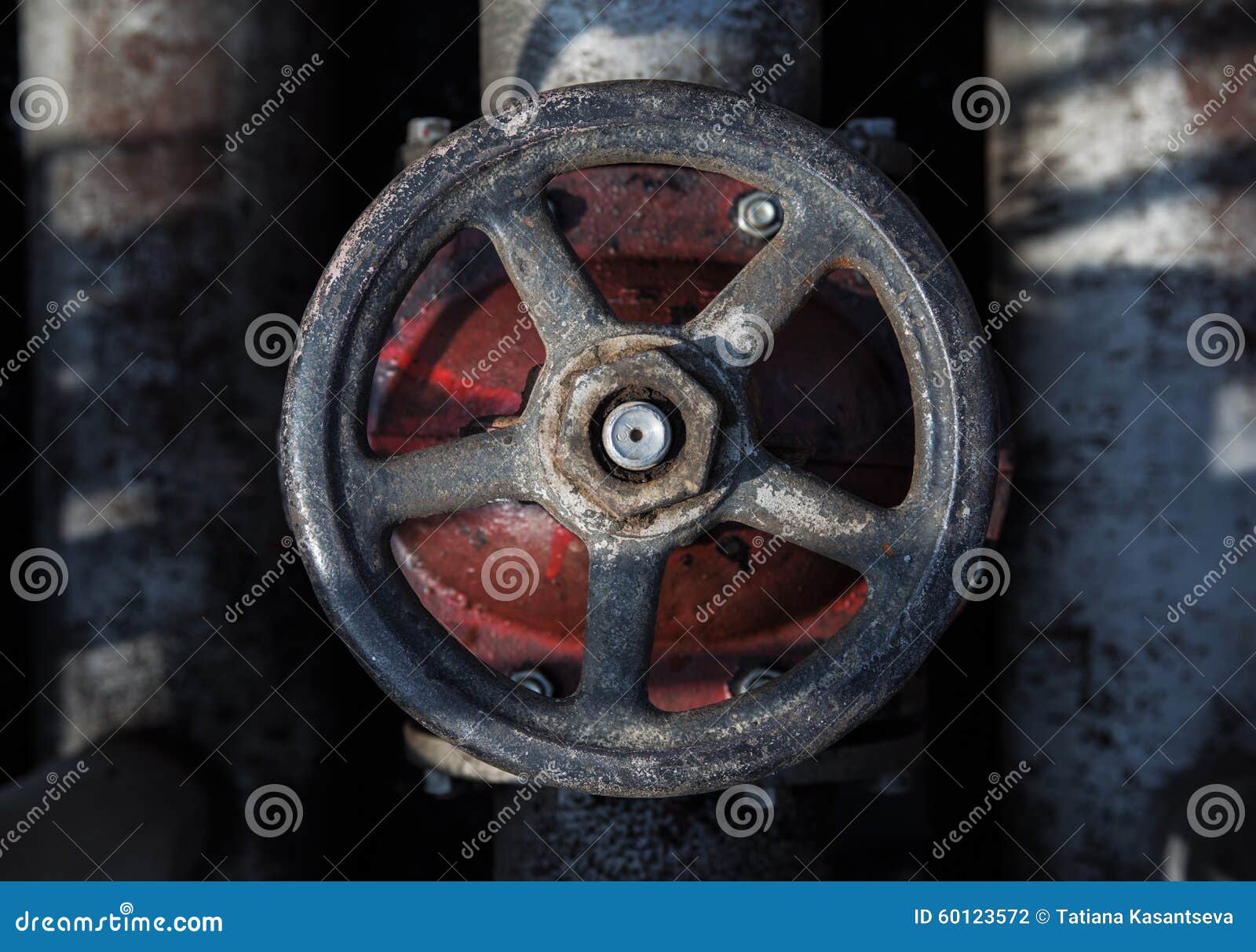 Old Handwheel On The Valve Royalty-Free Stock Image | CartoonDealer.com ...